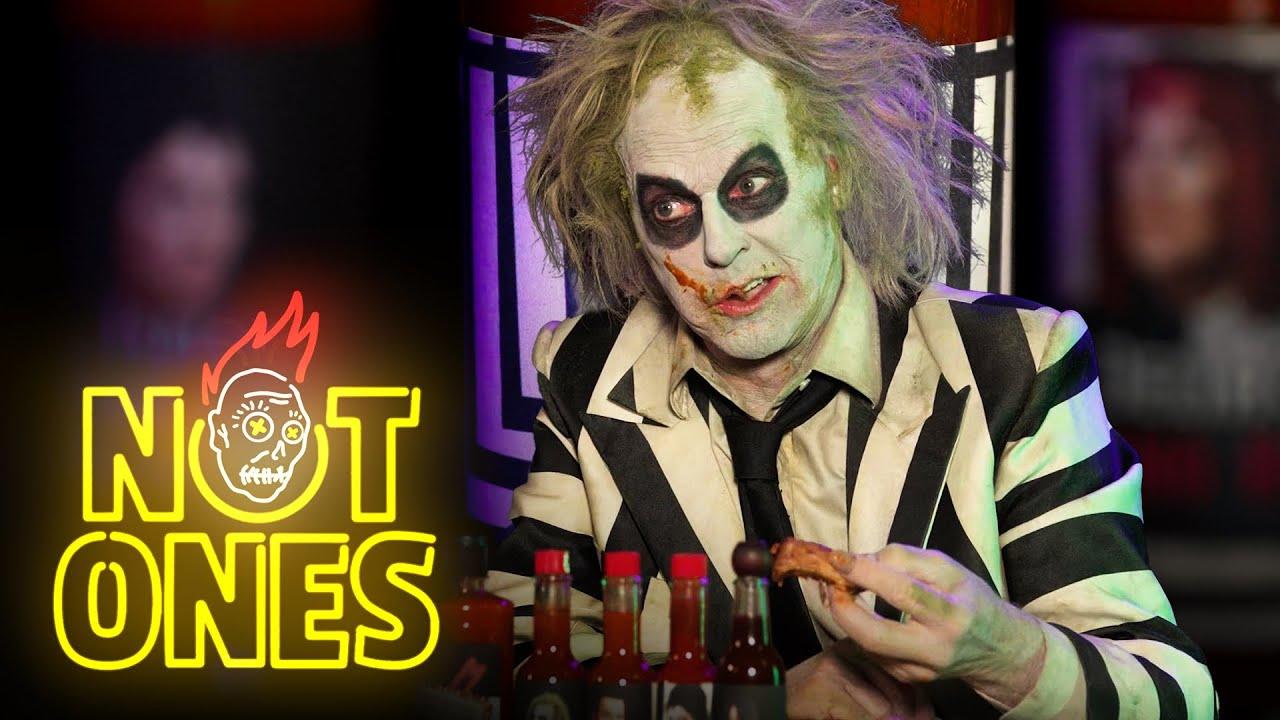 Michael Keaton Interviews Beetlejuice in Hot Ones Parody - ComicBook.com