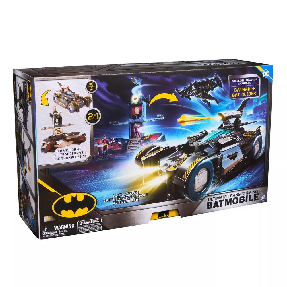 Spin Master Reveals Batman's Transforming Batmobile Playset, Dark ...
