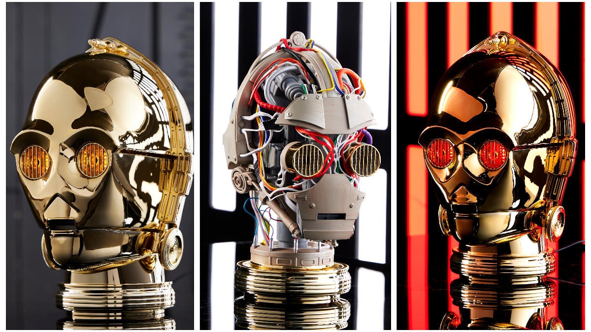 Star Wars C-3PO Electronic Head Replica Can Be Rewired To Reveal Sith ...