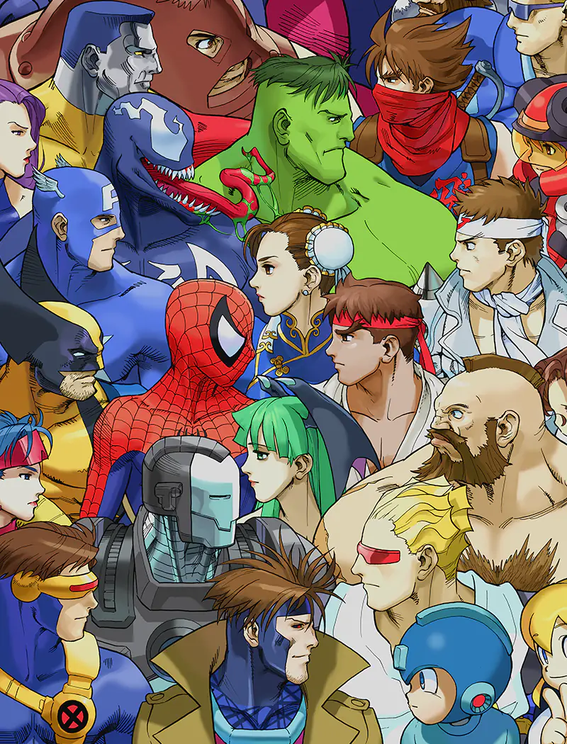 Marvel vs. Capcom Fighting Collection: Arcade Classics Game List ...