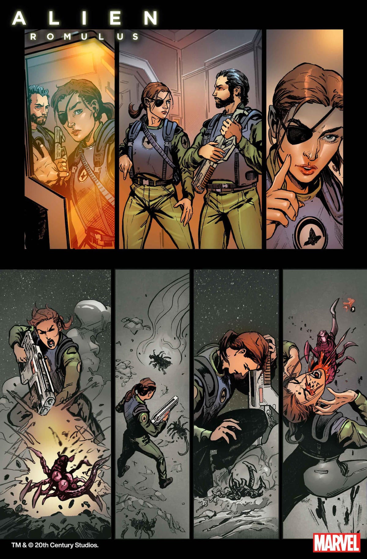 Alien: Romulus Reveals First Look at Its Marvel Prequel Comic ...