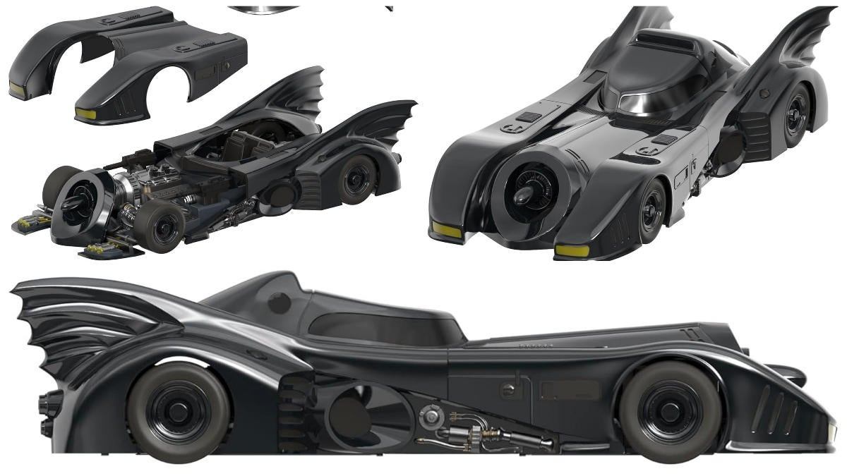 Batman '89 Batmobile Vehicle From Super7 Features Removable Panels ...
