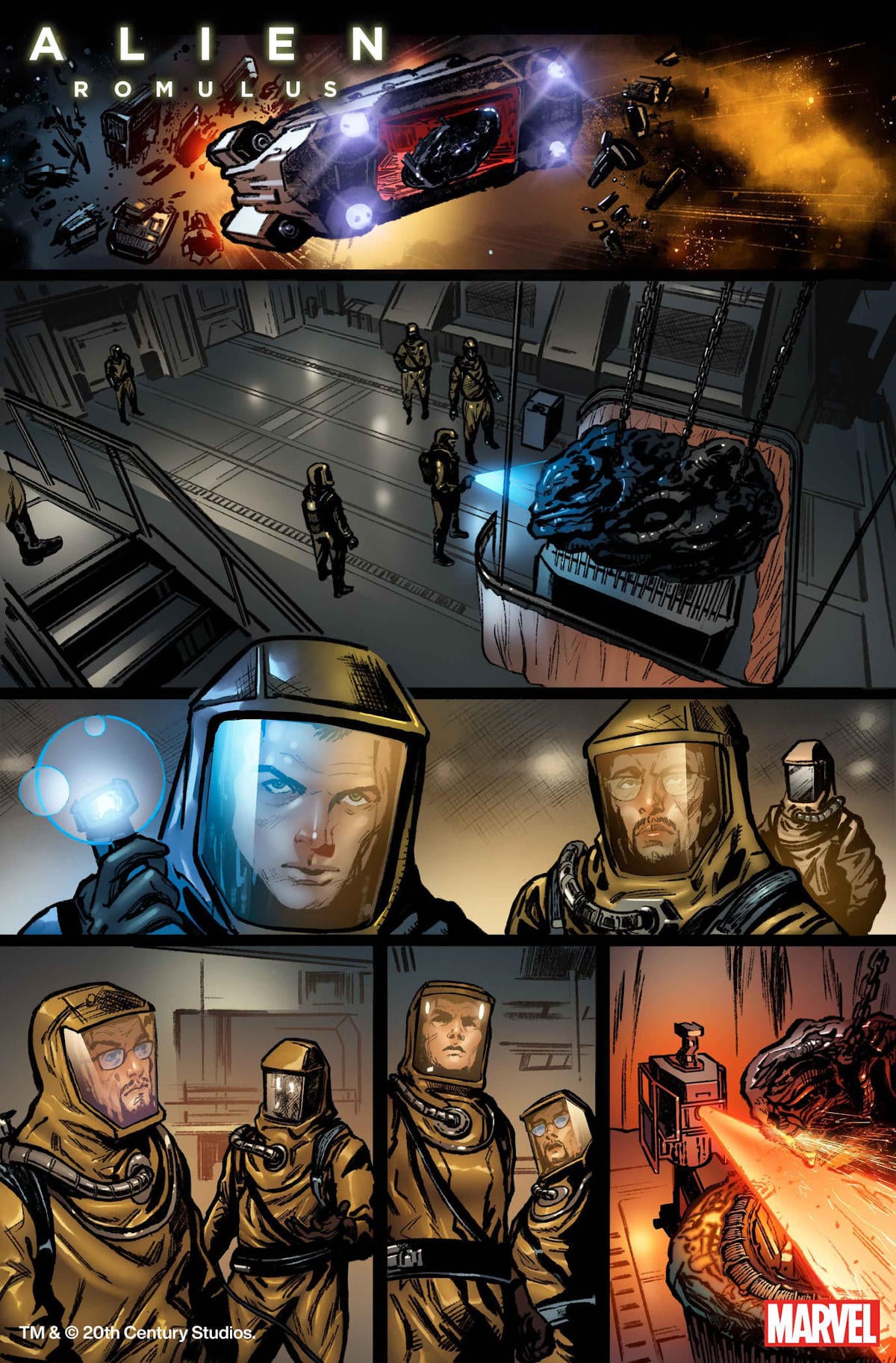Alien: Romulus Reveals First Look at Its Marvel Prequel Comic ...
