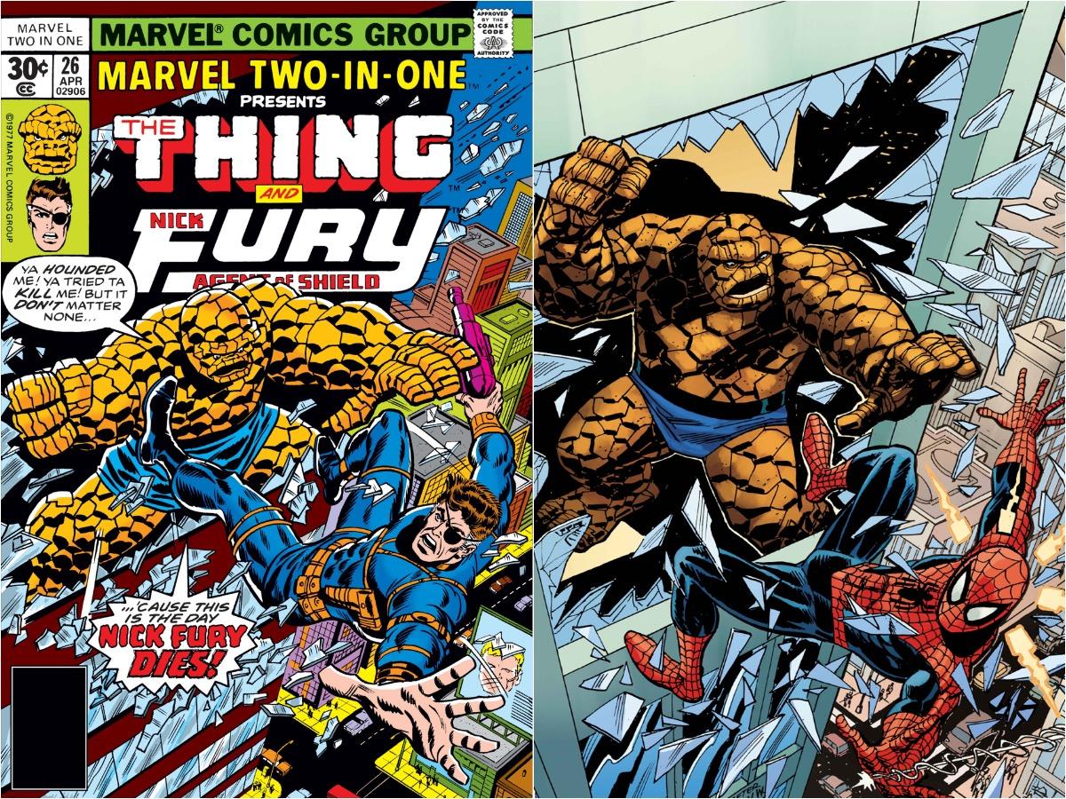 The Thing Clobbers the Marvel Universe on New Variant Covers ...