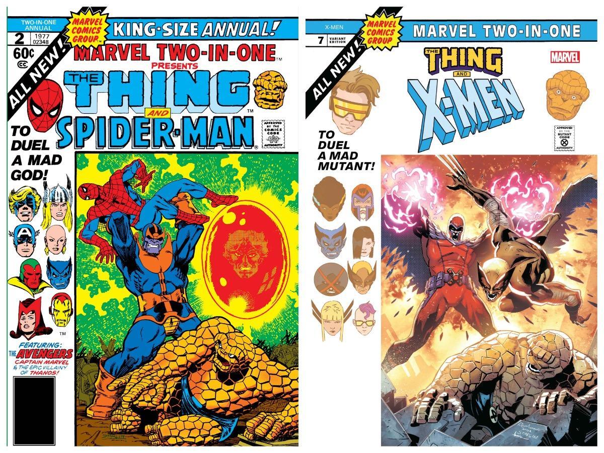 The Thing Clobbers the Marvel Universe on New Variant Covers ...