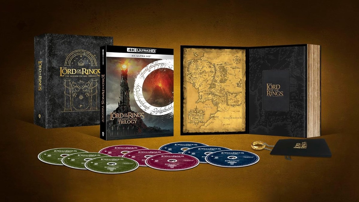 LOTR 4K Blu-ray Set With One Ring Replica Arrives December 20th ...