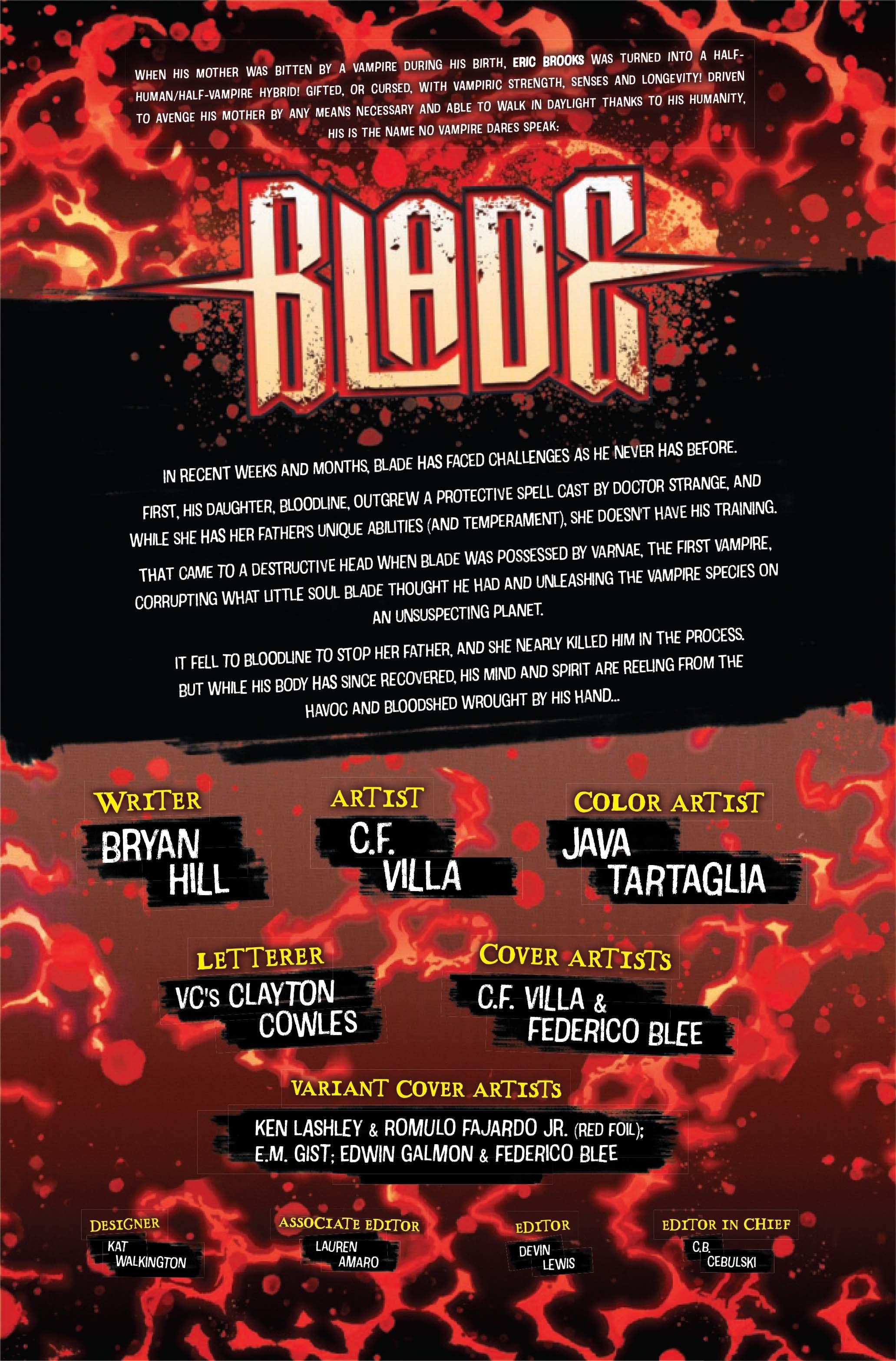 Blade: Red Band Preview Starts a Bloody New Era for Marvel's Vampire ...