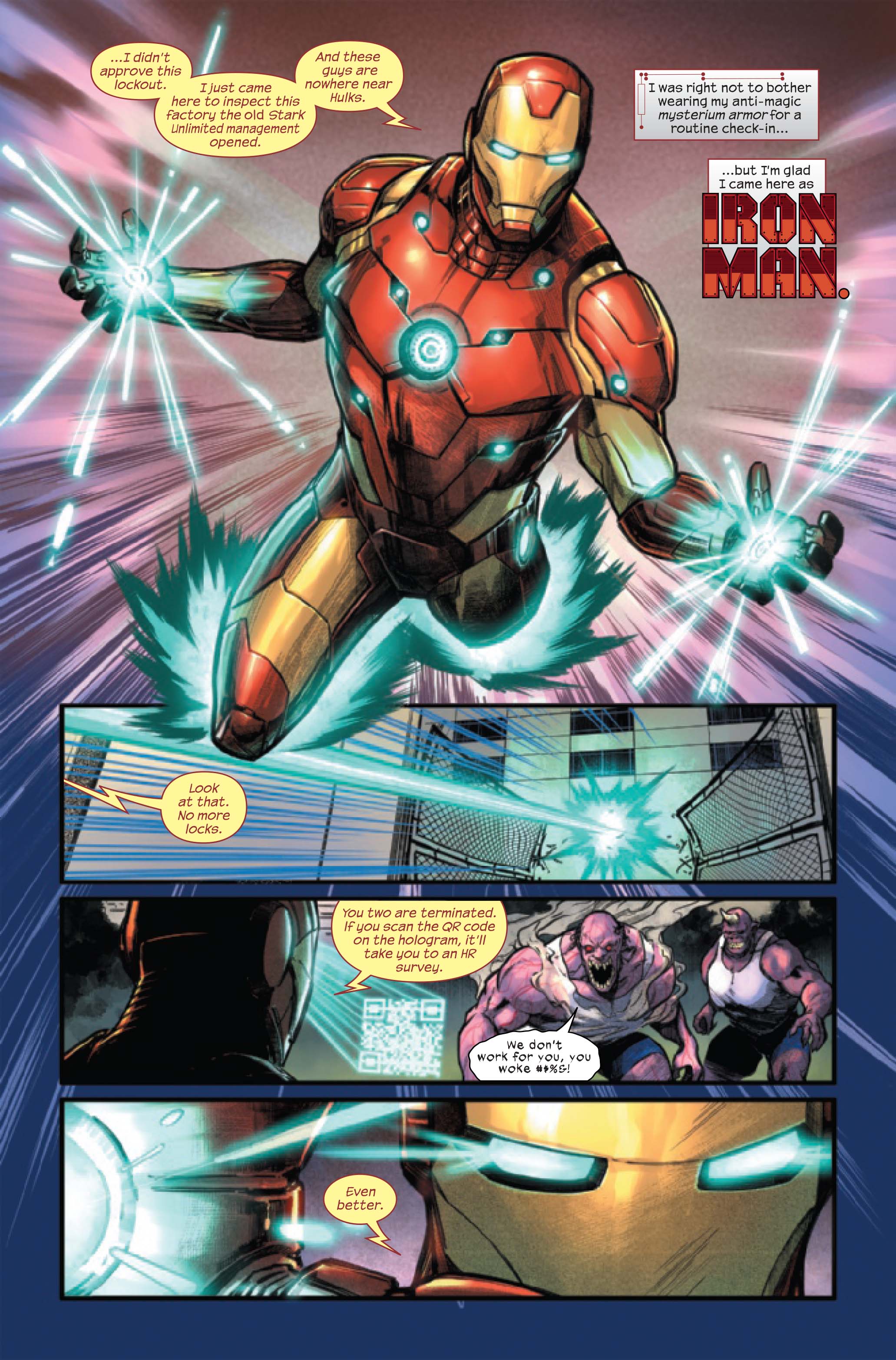Iron Man Battles Union-Busting Hulk Bros in New Marvel Series ...