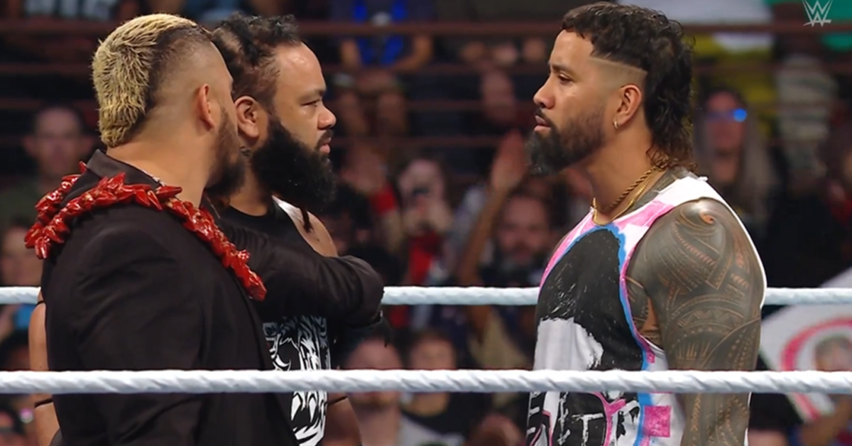 WWE's Jey Uso Storms SmackDown to Confront Jacob Fatu and The Bloodline - ComicBook.com