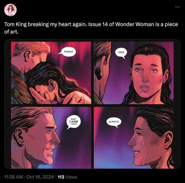 DC's Latest Wonder Woman Issue Sparks Fan Backlash Over Death & Birth ...