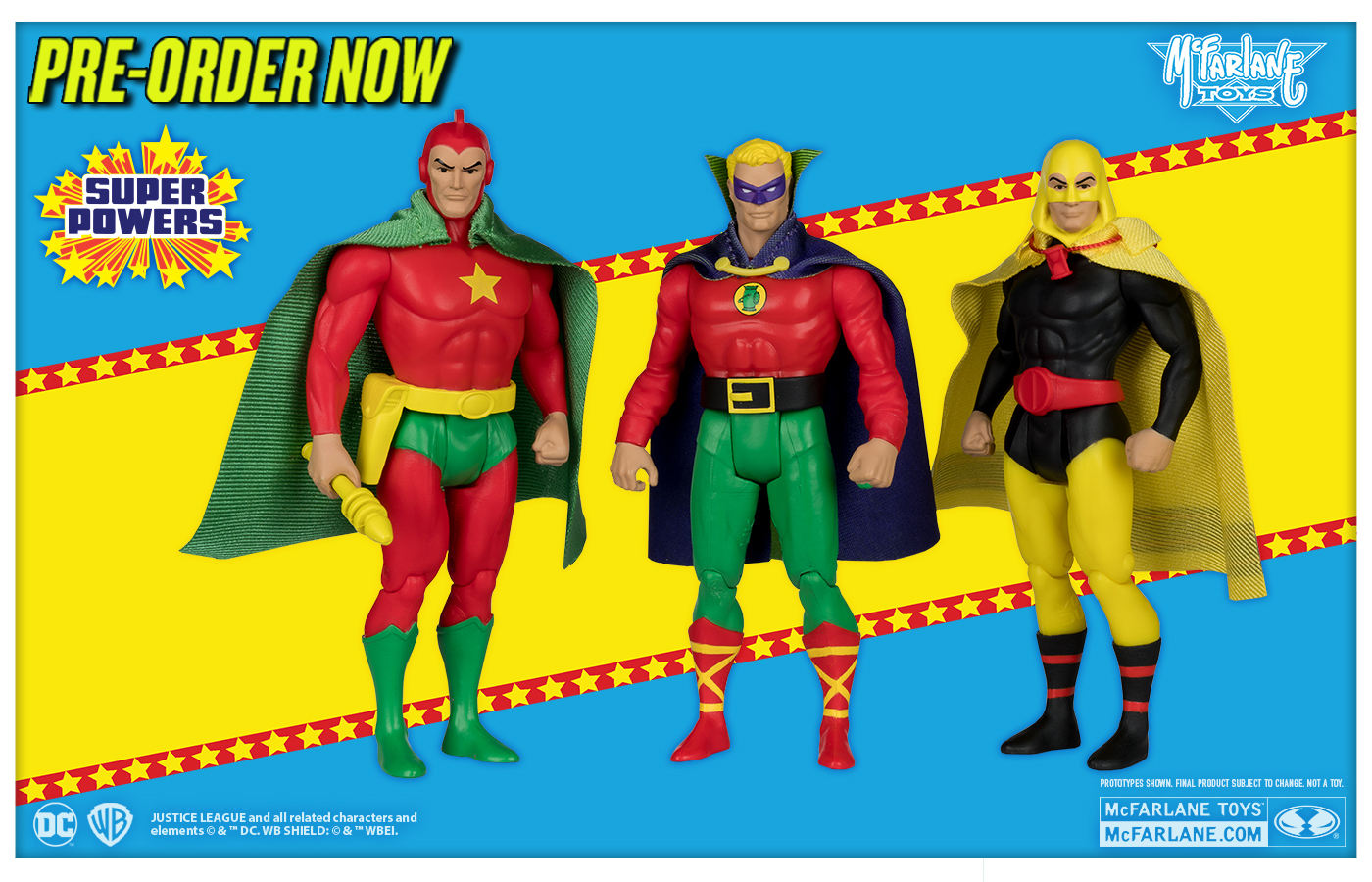 McFarlane DC Super Powers Line Adds a Retro 3-Pack - ComicBook.com