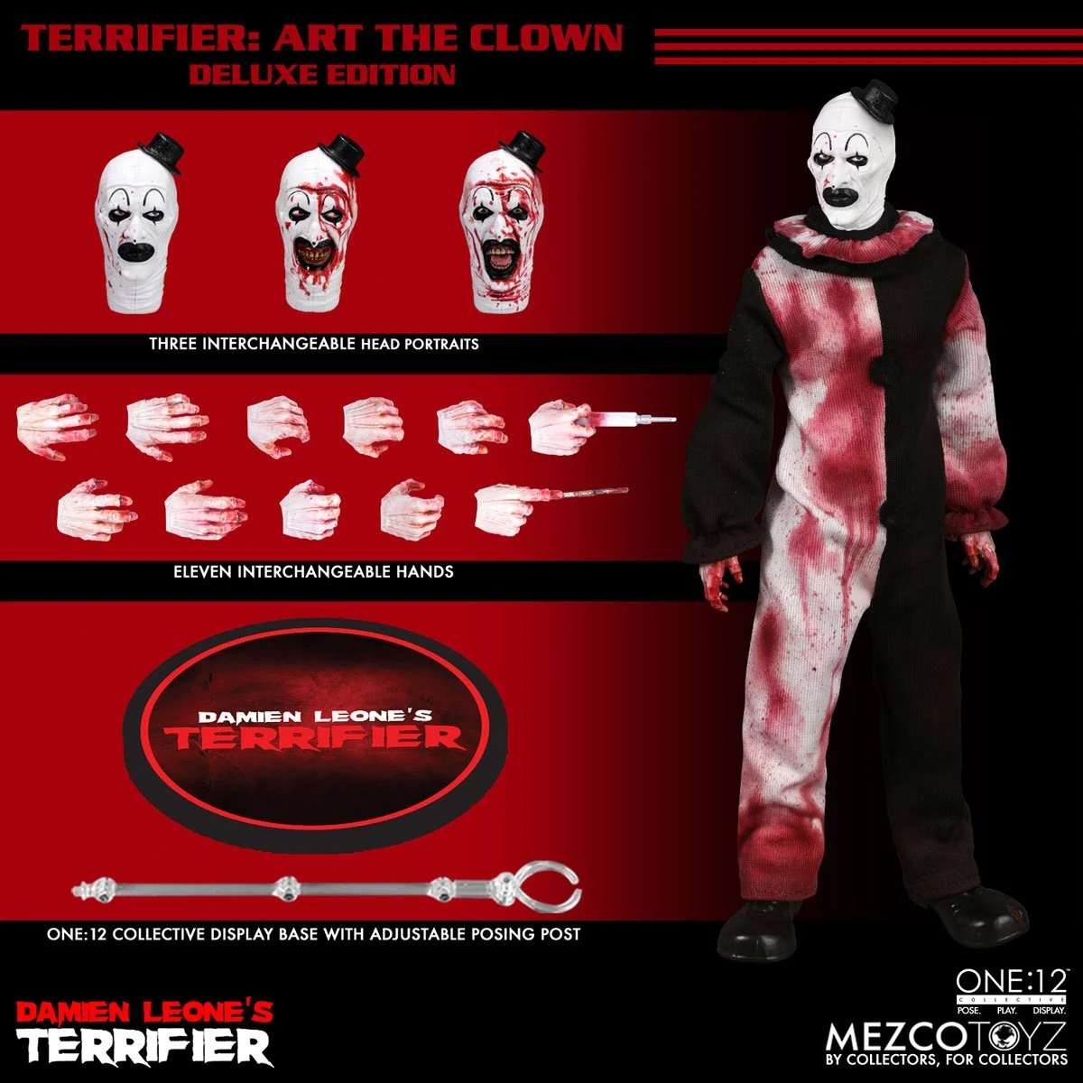 Terrifier Art the Clown One:12 Collective Figure Is On Sale Now ...
