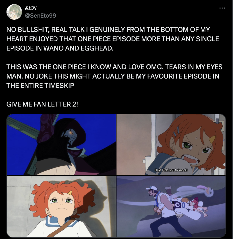 One Piece: Fan Letter May Be the Anime's Best Episode Ever - ComicBook.com
