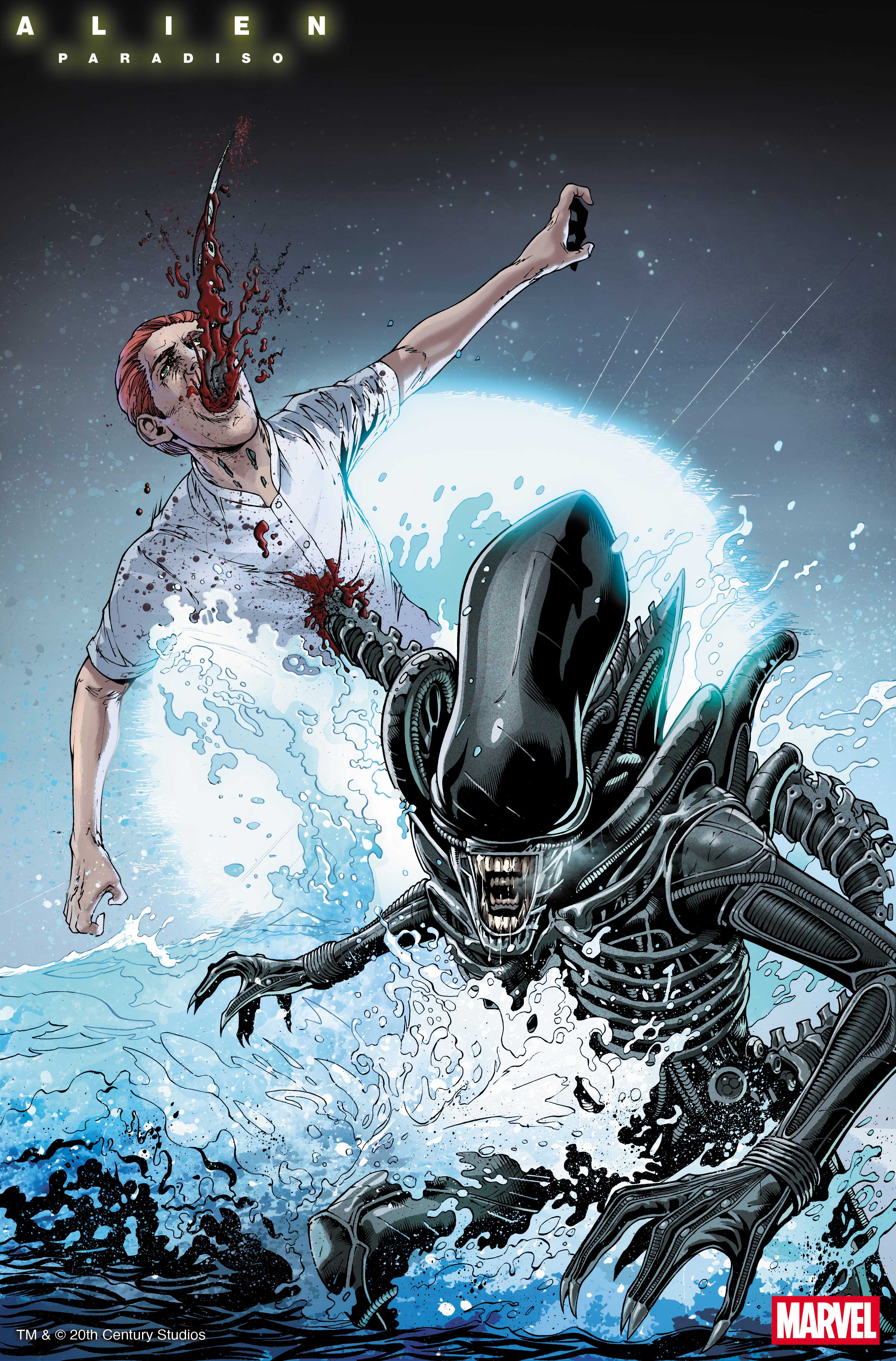 Alien Turns a Beach Resort Into a Bloodbath in First Look at Marvel ...