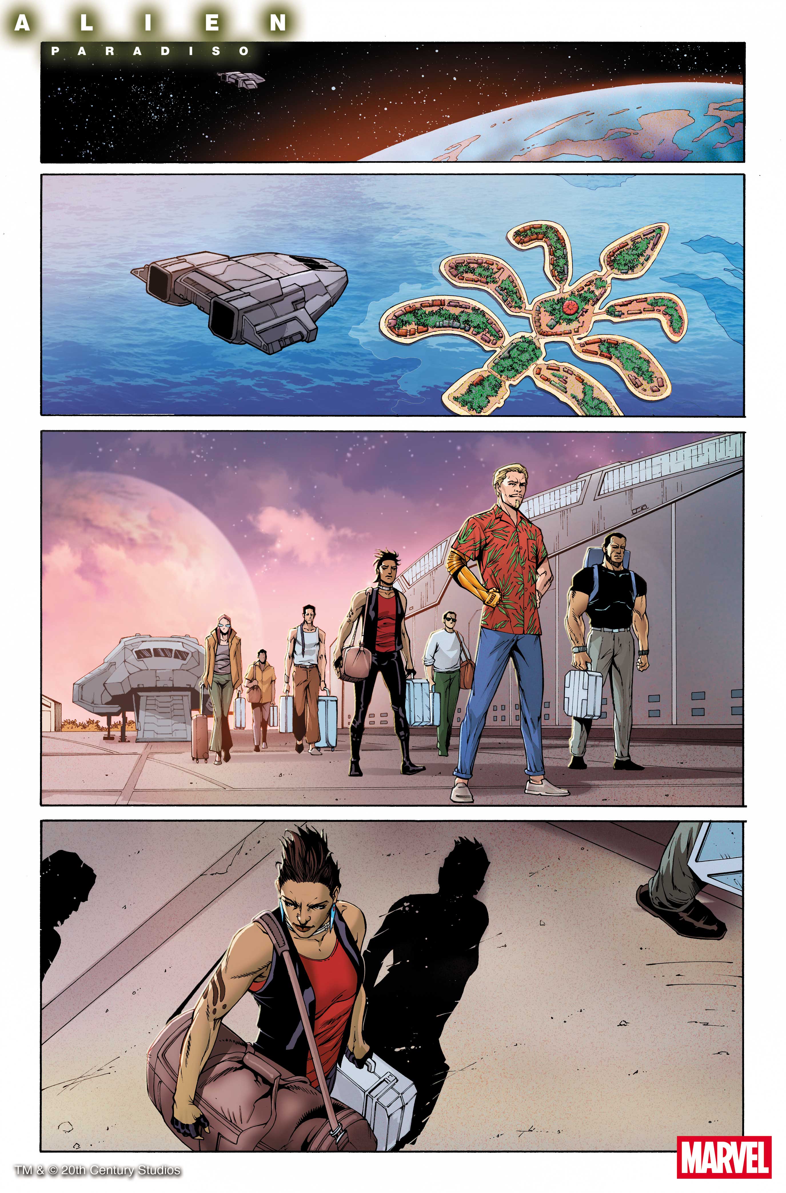 Alien Turns a Beach Resort Into a Bloodbath in First Look at Marvel ...