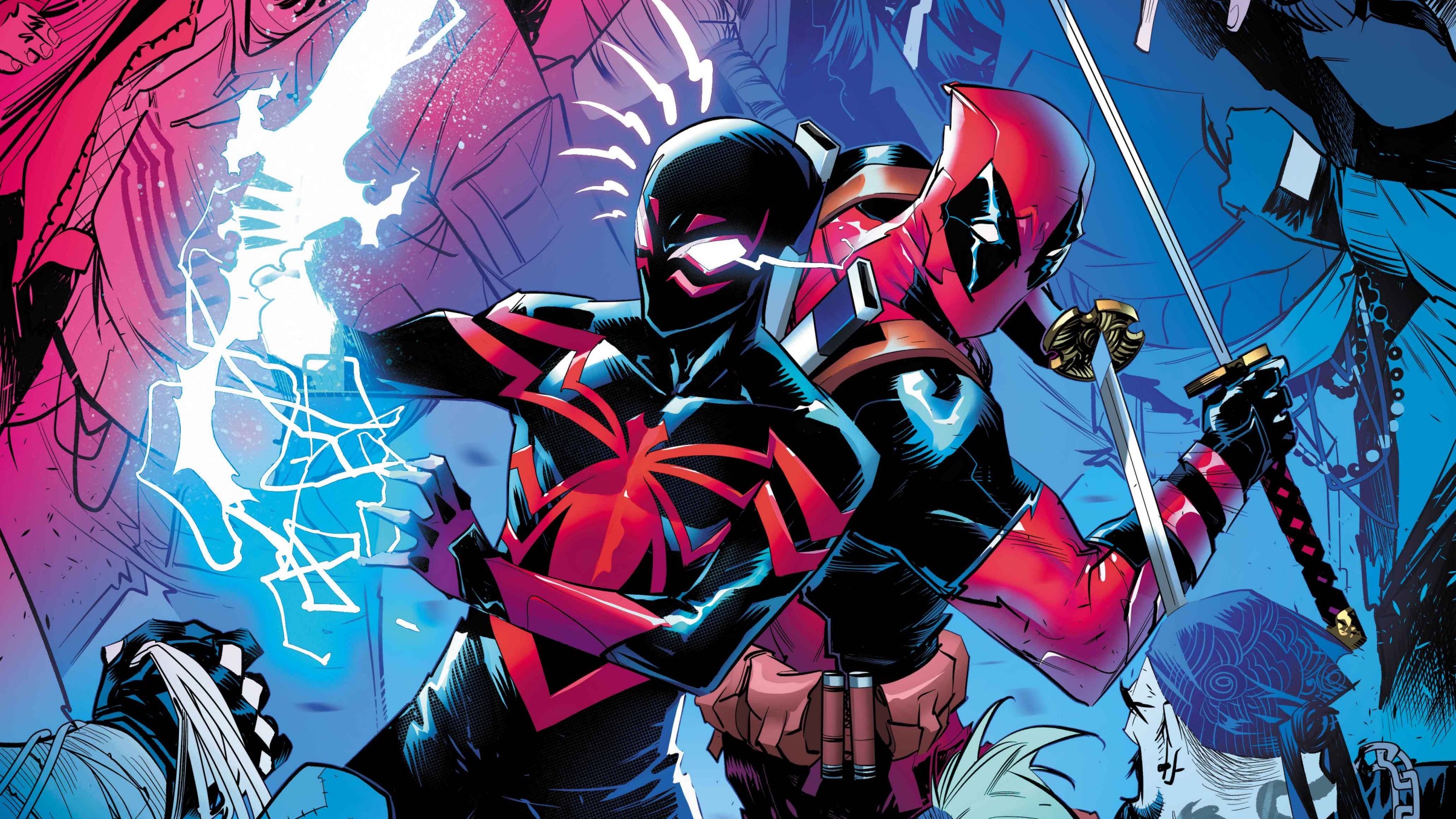 Deadpool vs. Spider-Man Spills Pools of Blood in Marvel Crossover ...