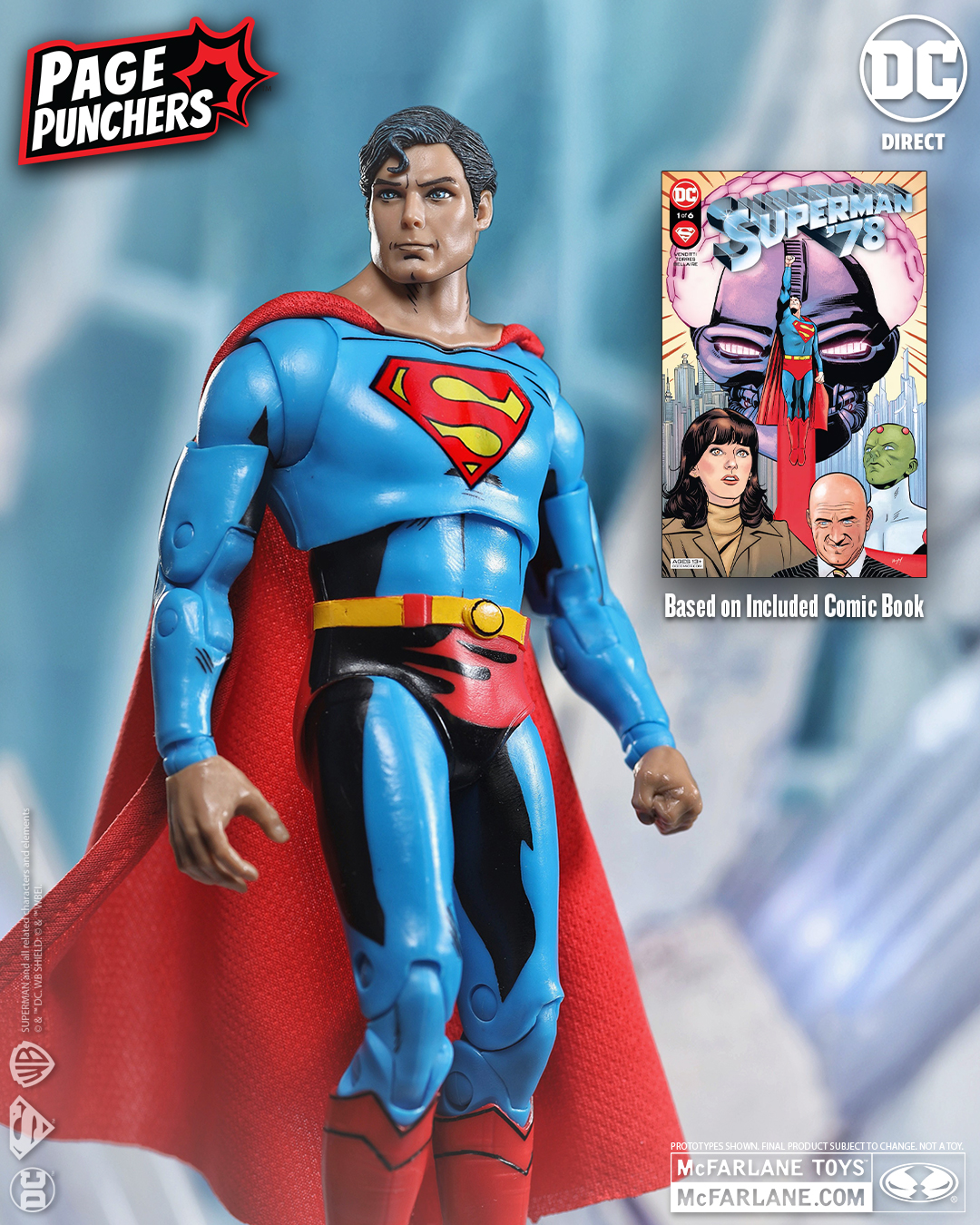 McFarlane DC Page Punchers Add Red Hood, Superman '78, and Shazam ...