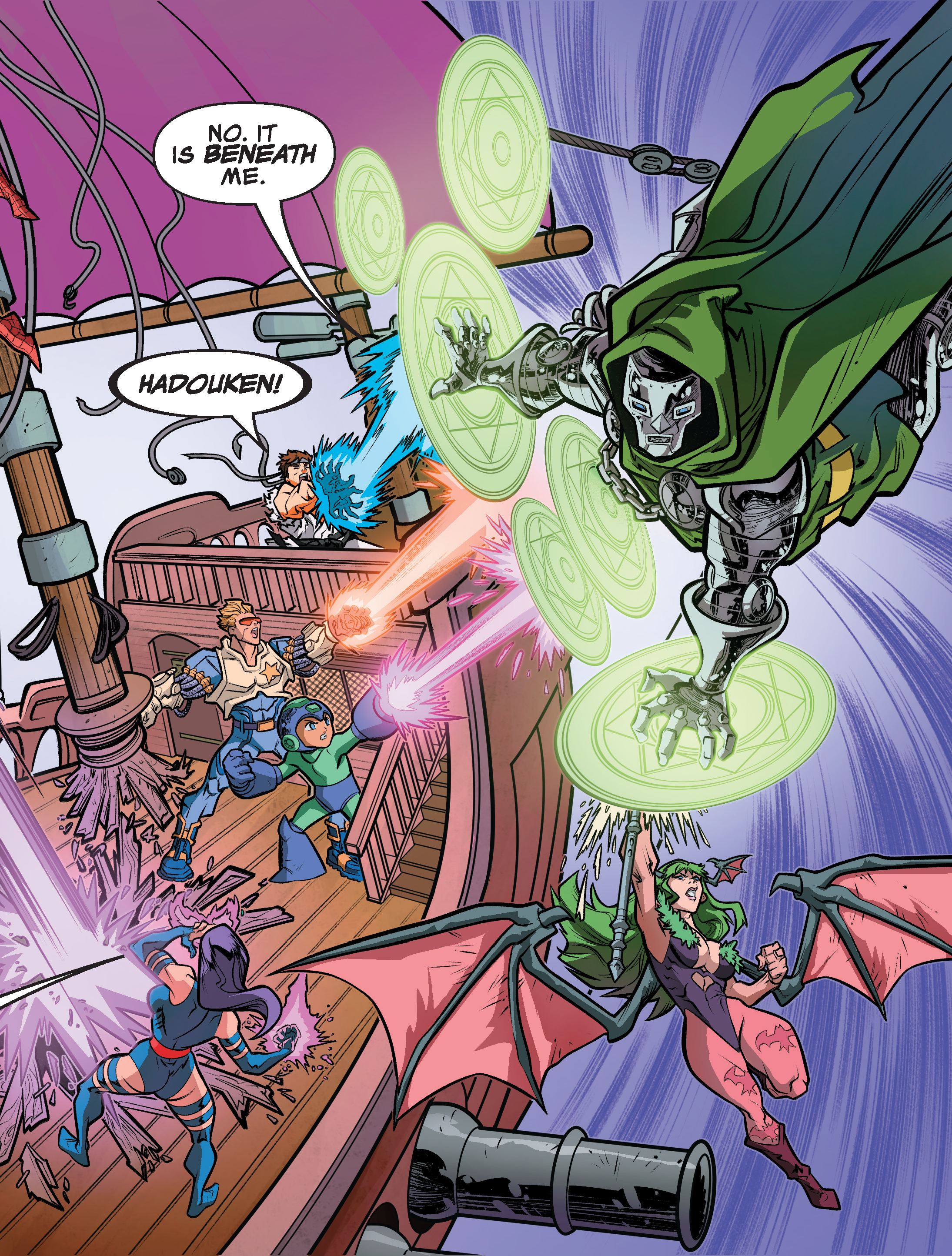 Marvel vs. Capcom Reveals First Images From Upcoming Tie-In Comic ...