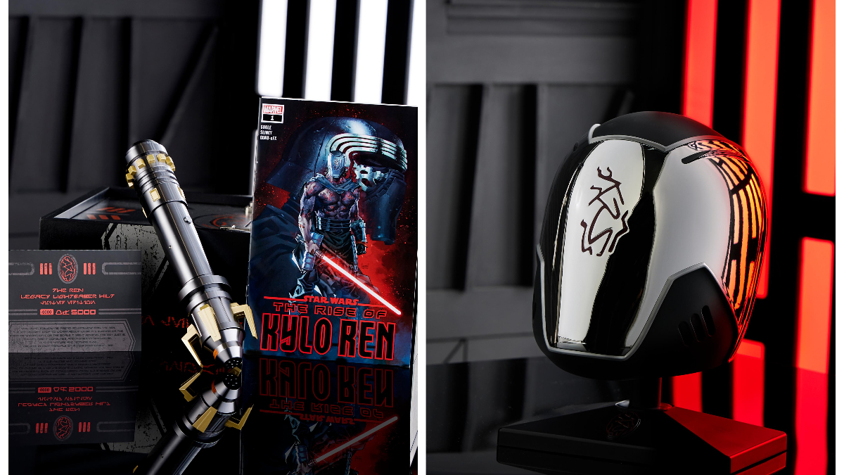 Star Wars Knights of Ren Lightsaber And Helmet Replicas Are Available ...