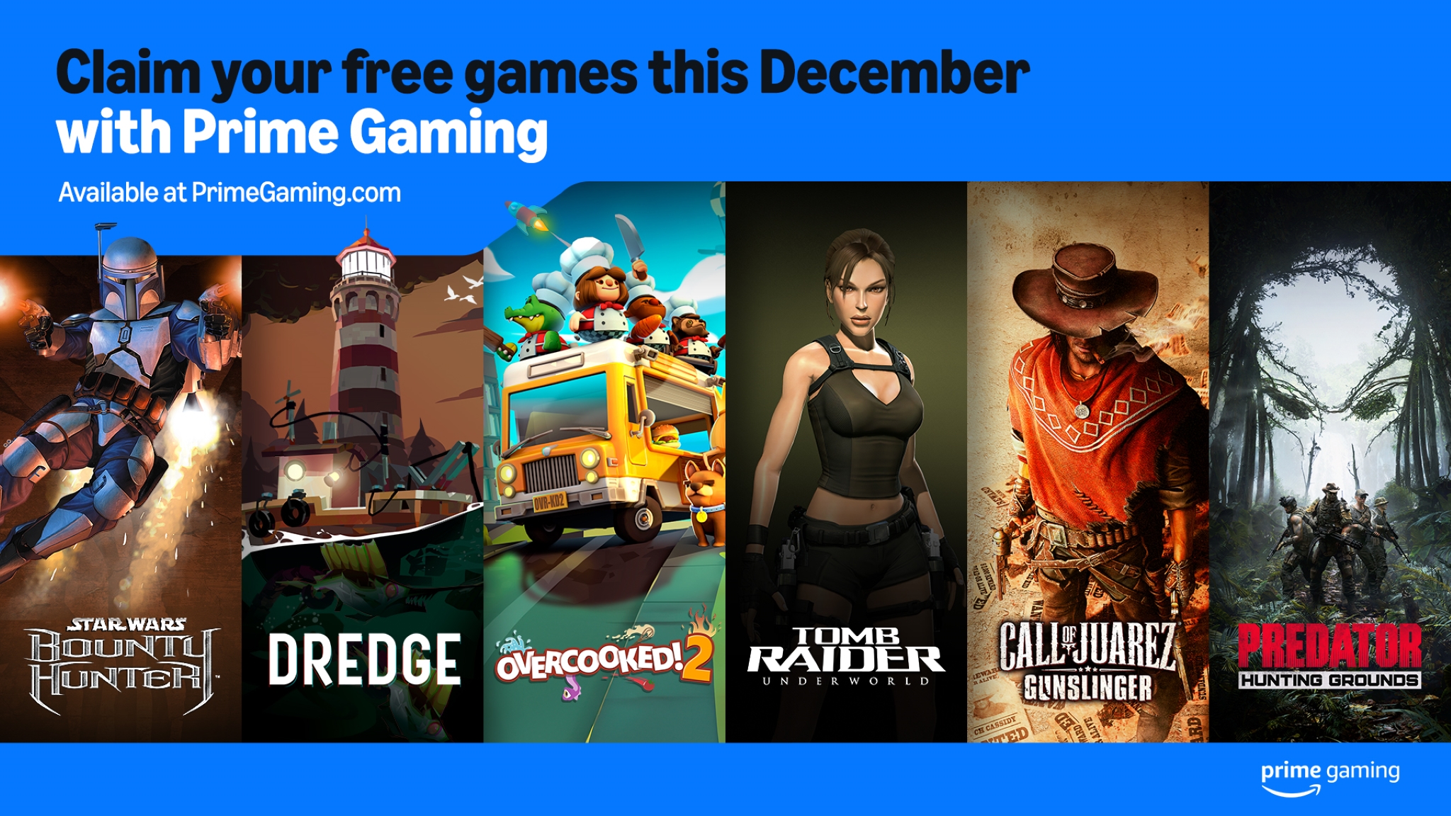 Prime Gaming Reveals 18 Free Games for December 2024