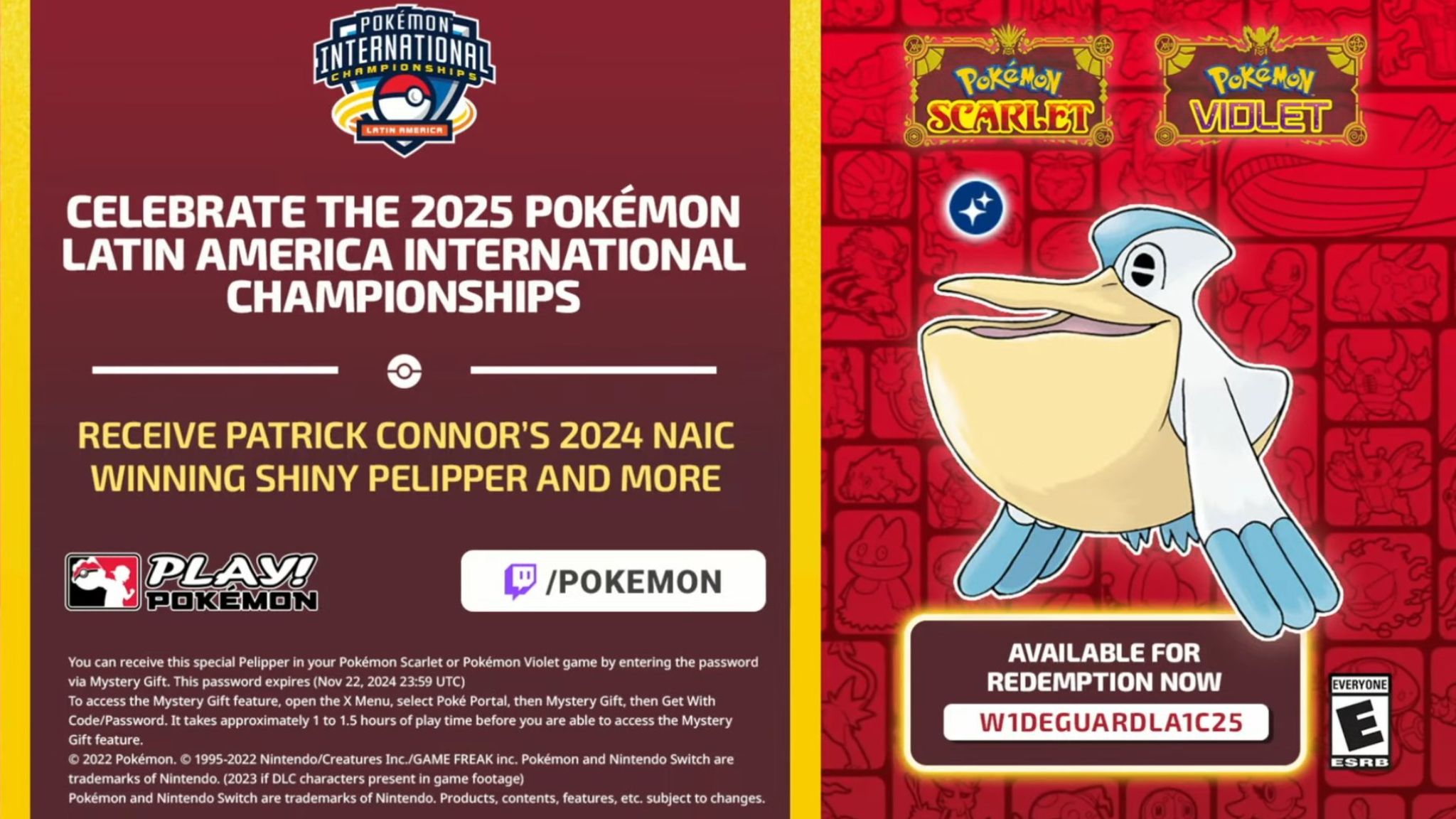 Pokemon Scarlet and Violet Give Away Free Shiny Mystery Gift Pokemon