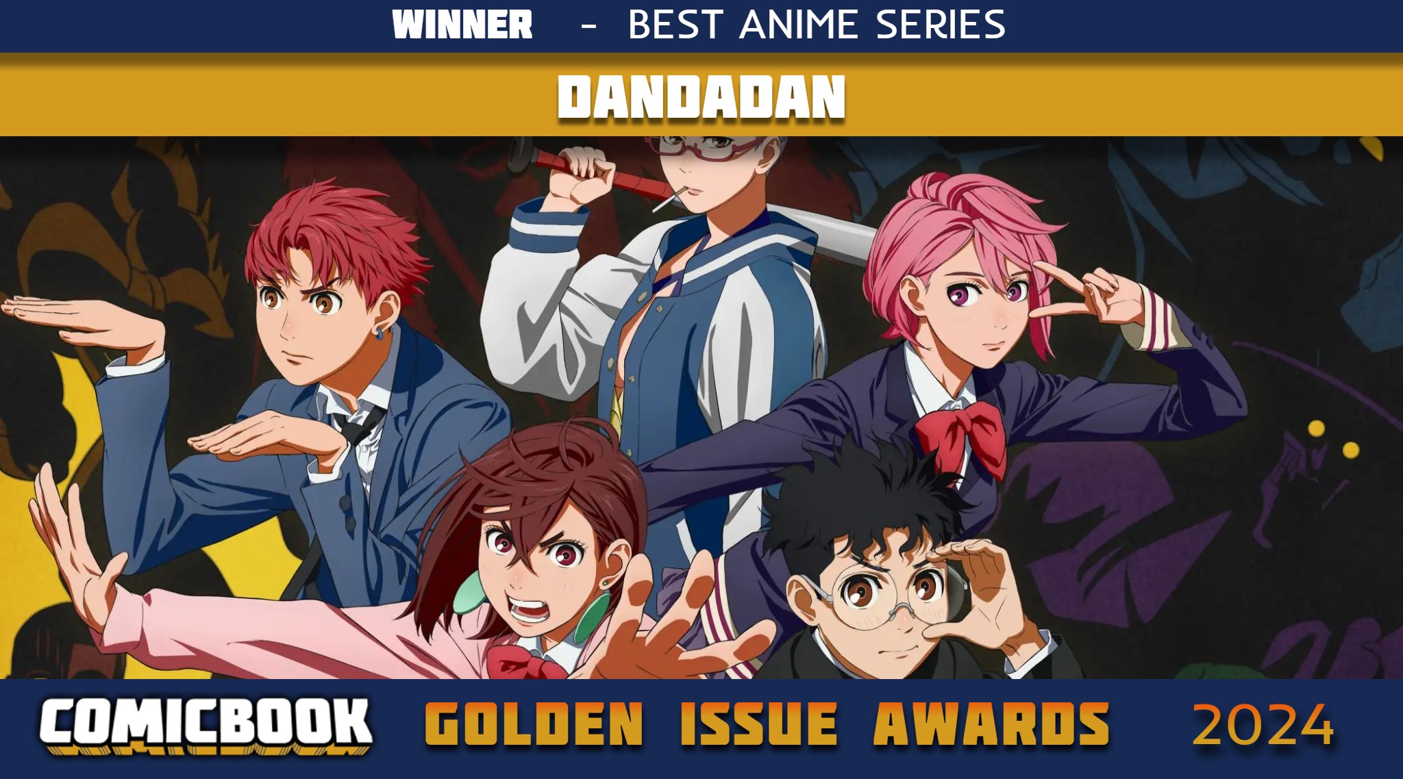 Dandadan Named Best Anime TV Series for 2024 (Golden Issue Awards ...