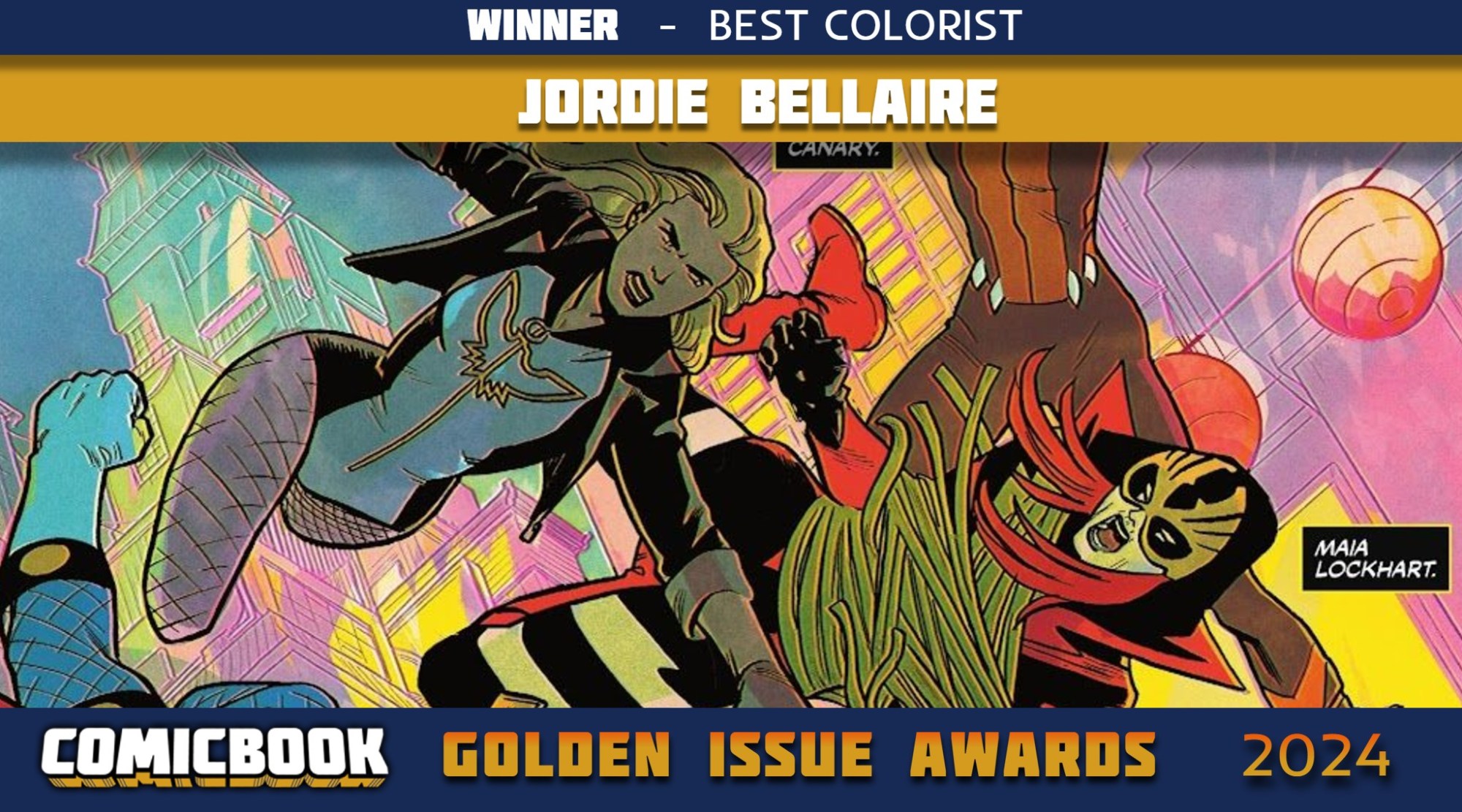 Birds of Prey’s Jordie Bellaire Wins Best Colorist (Golden Issue Awards ...