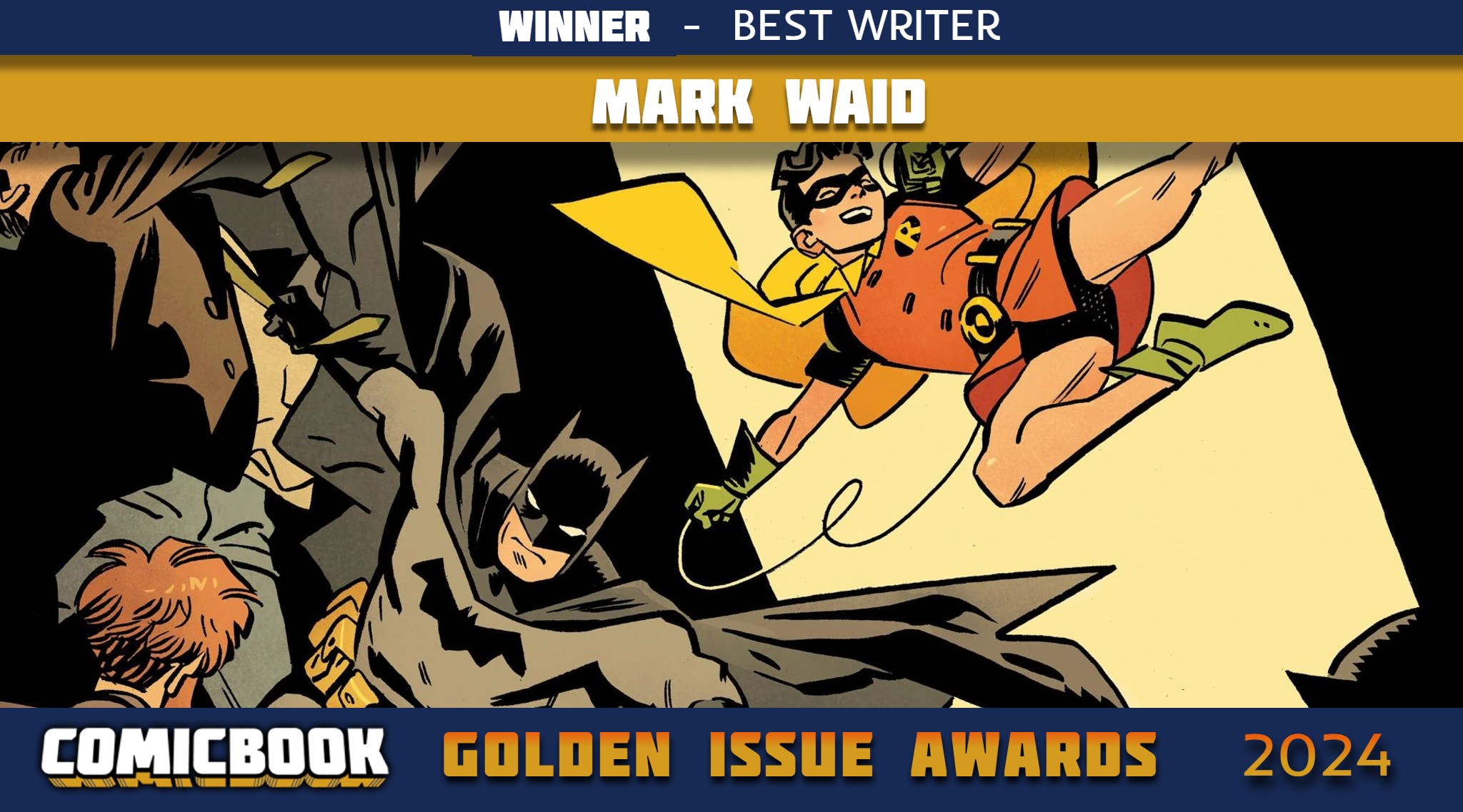 Mark Waid Wins Best Writer of (Golden Issue Awards 2024) - ComicBook.com