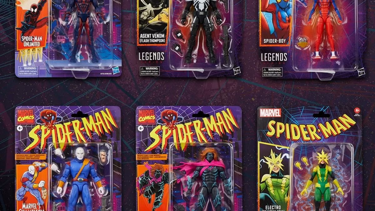 Spider-Man Retro Marvel Legends Wave Includes Kaine, Agent Venom, and ...