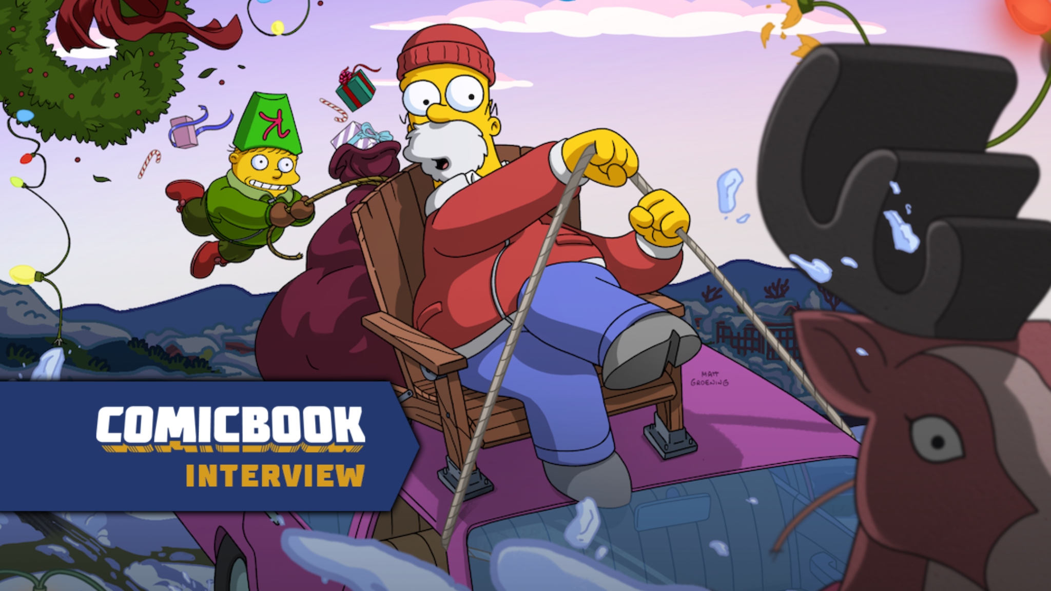 The Simpsons Creative Team Talks New Disney+ Christmas Special, Pamela ...