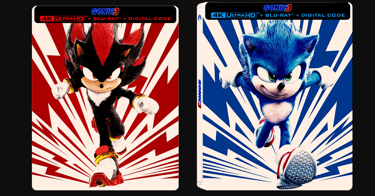 Sonic the Hedgehog 3 Shadow Steelbook 4K Blu-ray Exclusive Is Back In ...