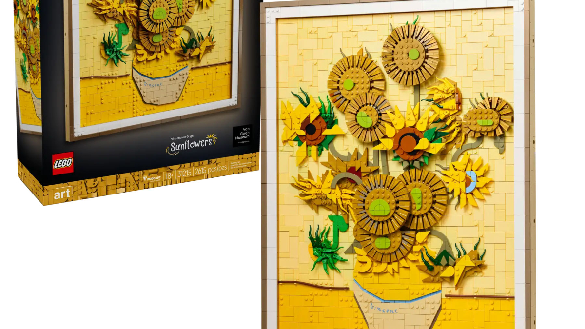 LEGO Art Vincent Van Gogh Sunflowers 3D Set Is Available To Pre-Order ...