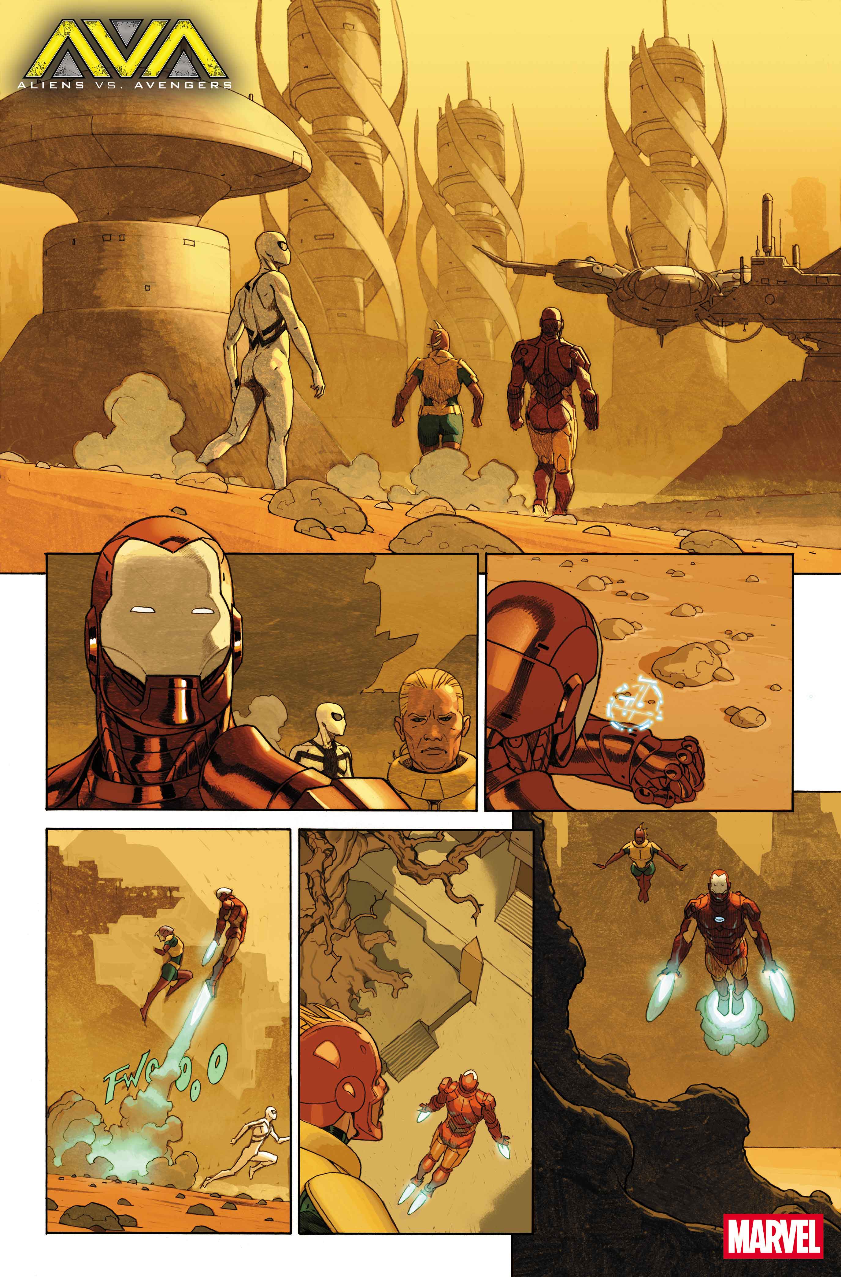 The War Between Aliens and Avengers Heats Up as Another Faction Enters ...