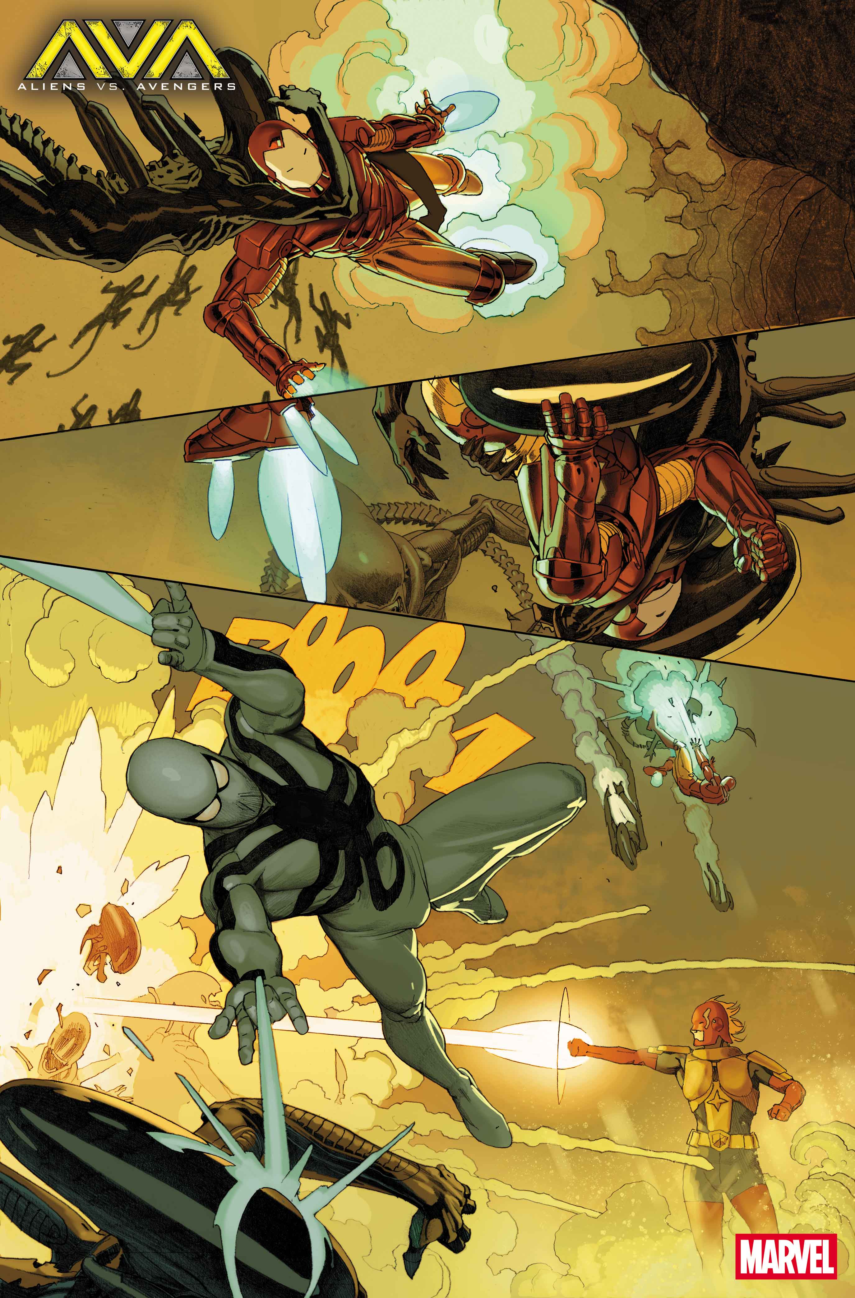 The War Between Aliens and Avengers Heats Up as Another Faction Enters ...