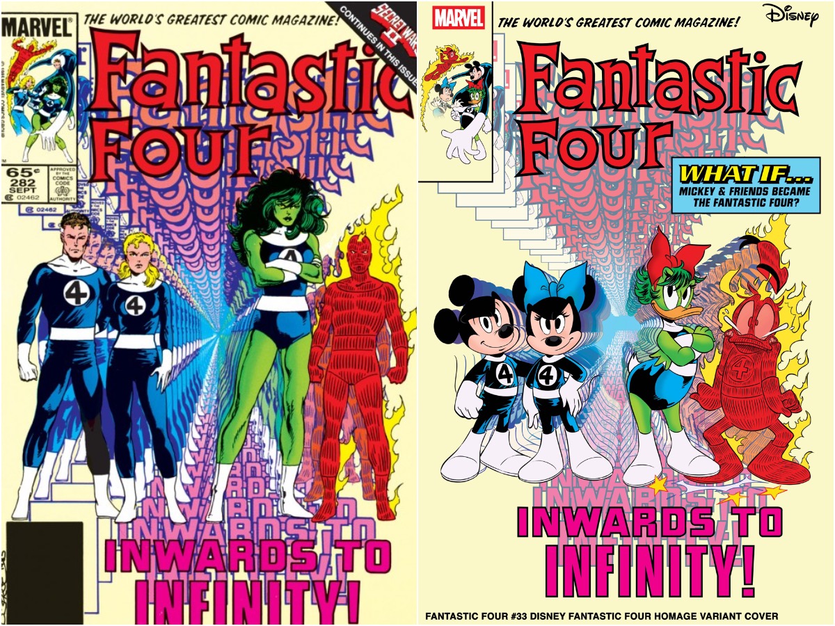 Marvel Disney Variant Covers Imagine Mickey Mouse & Friends as the ...