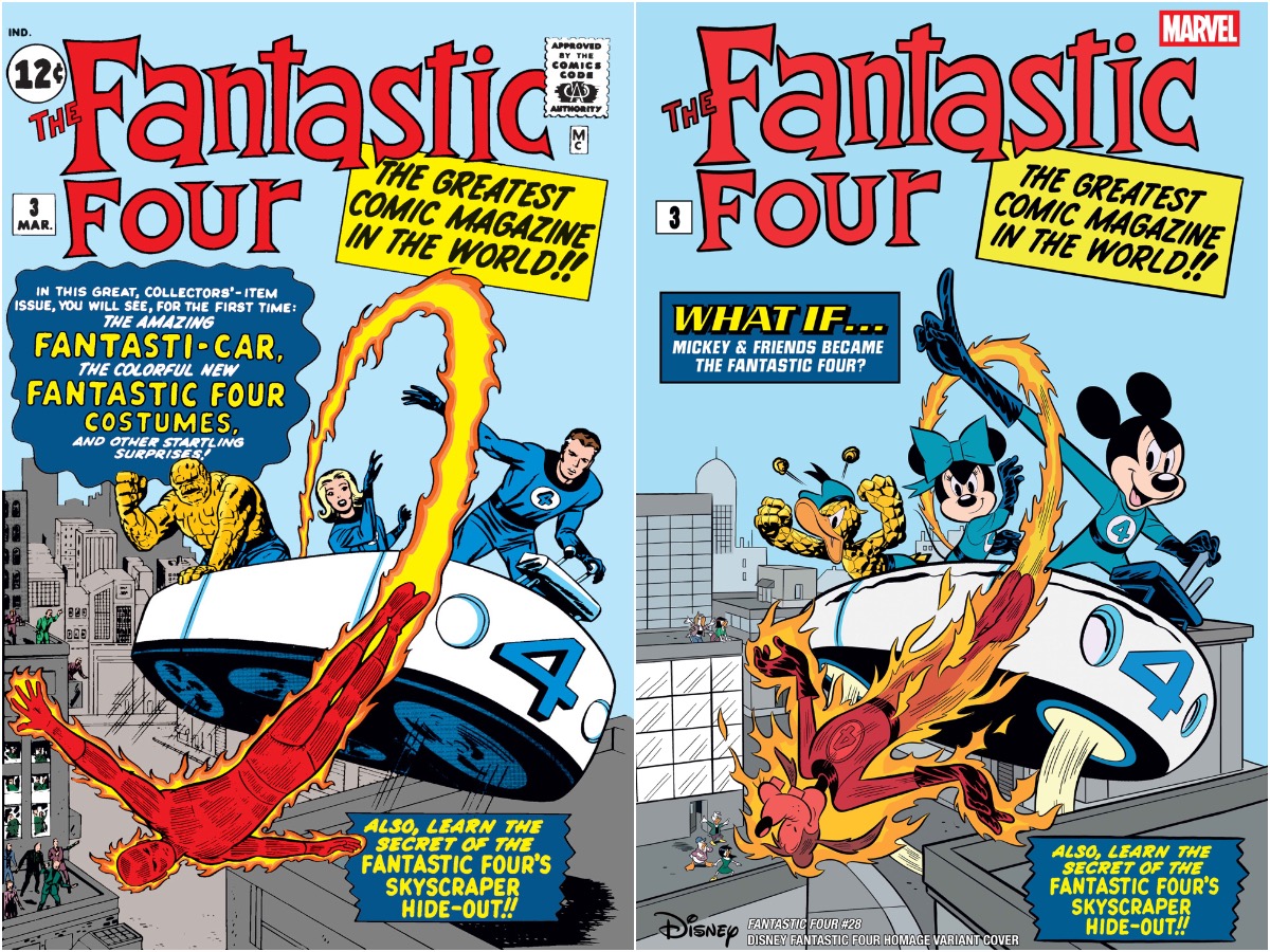 Marvel Disney Variant Covers Imagine Mickey Mouse & Friends as the ...