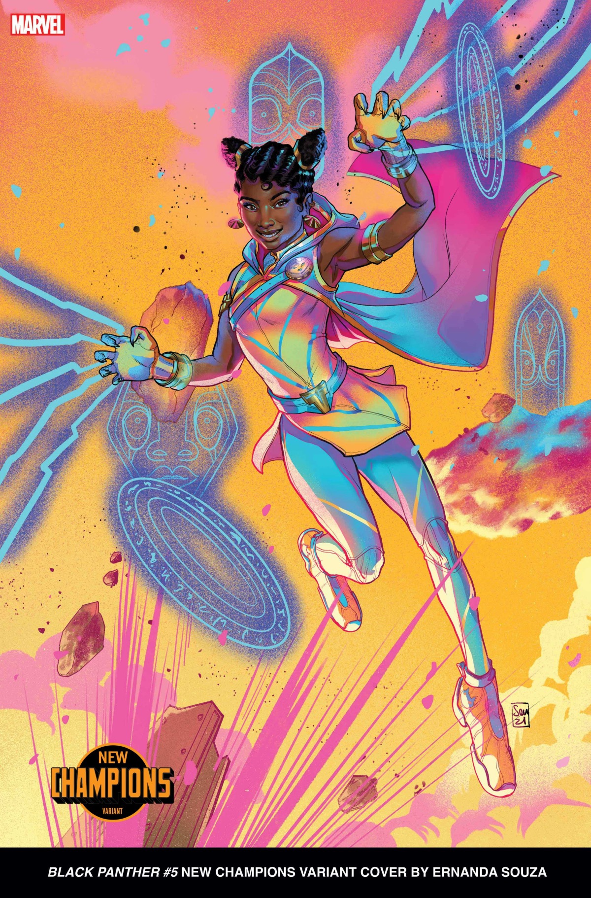 Marvel's New Wakandan Superhero Is Based on Unused Black Panther Design