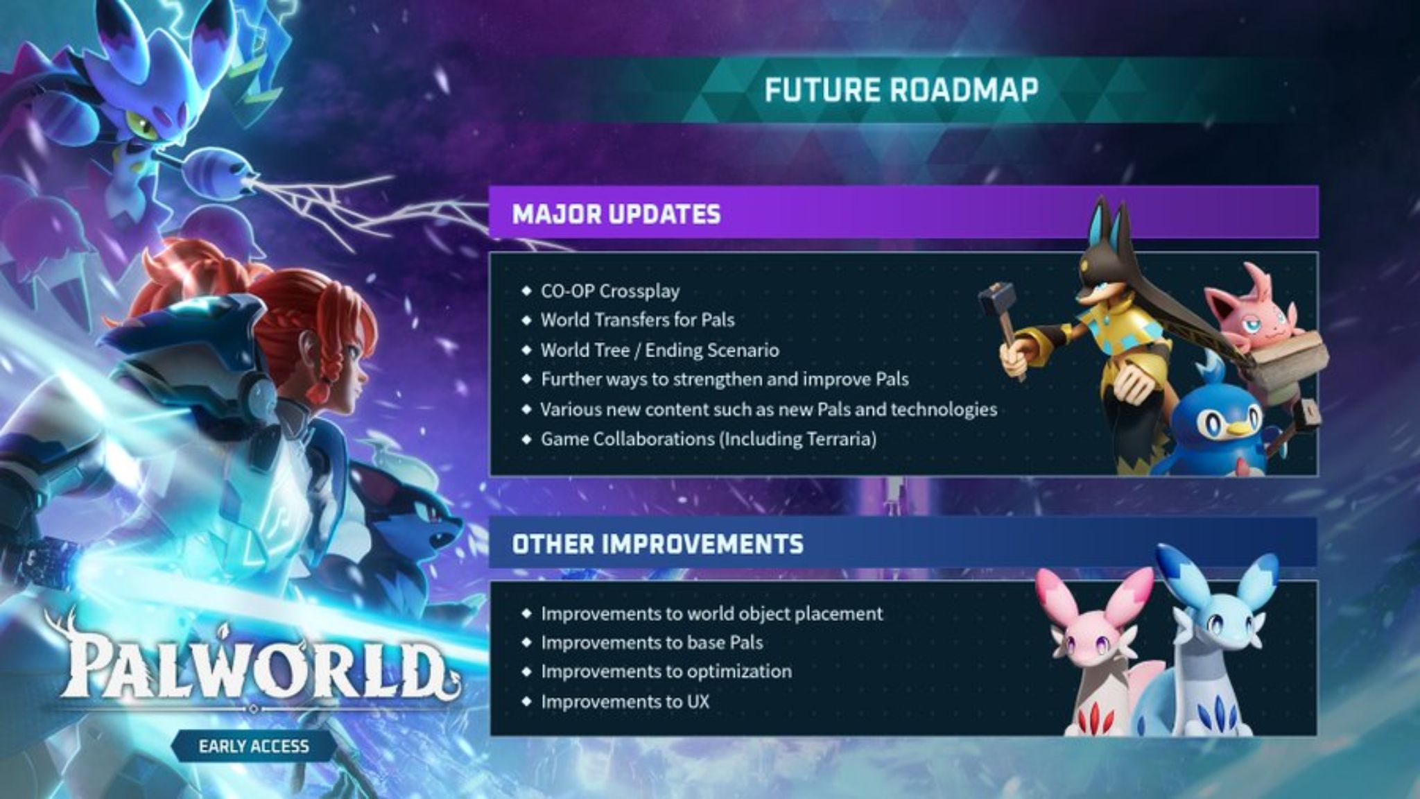 New Palworld Roadmap Teases Major Feature Coming Soon