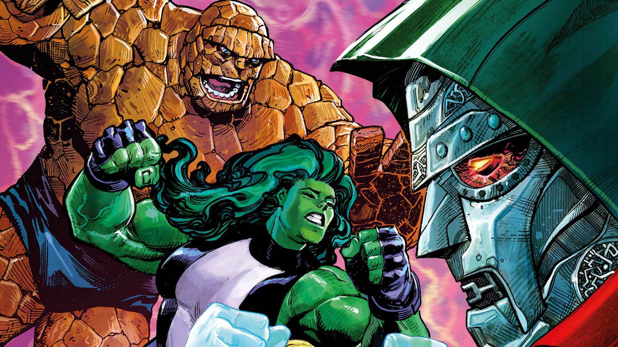 Fantastic Four Get Help From She-Hulk in One World Under Doom ...