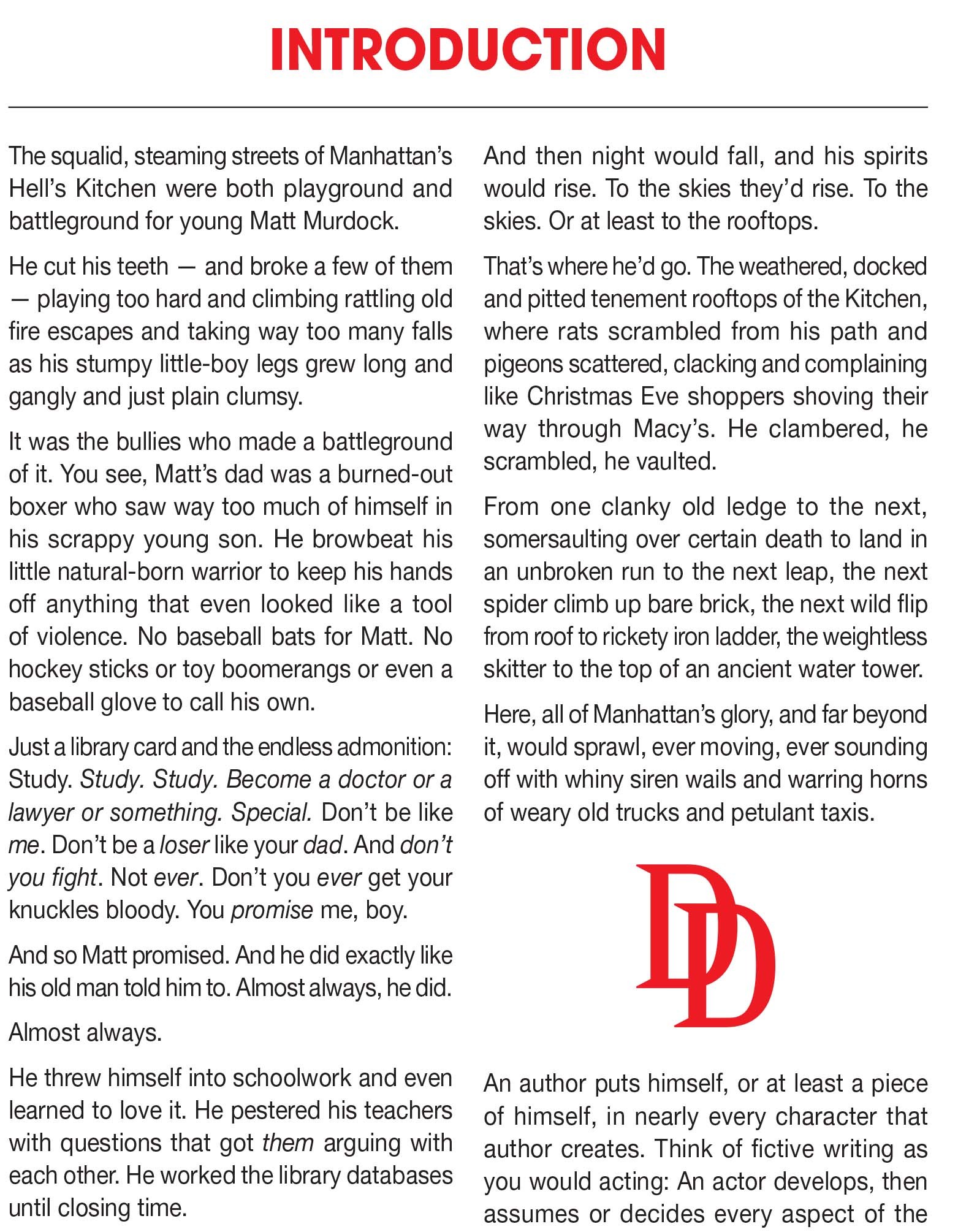 Frank Miller Reveals His Intro for Daredevil: Born Again Collection ...