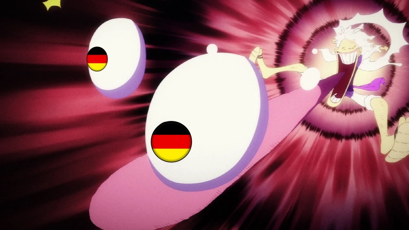 One Piece's German Luffy Goes Viral For Unbelievable Gear Fifth ...