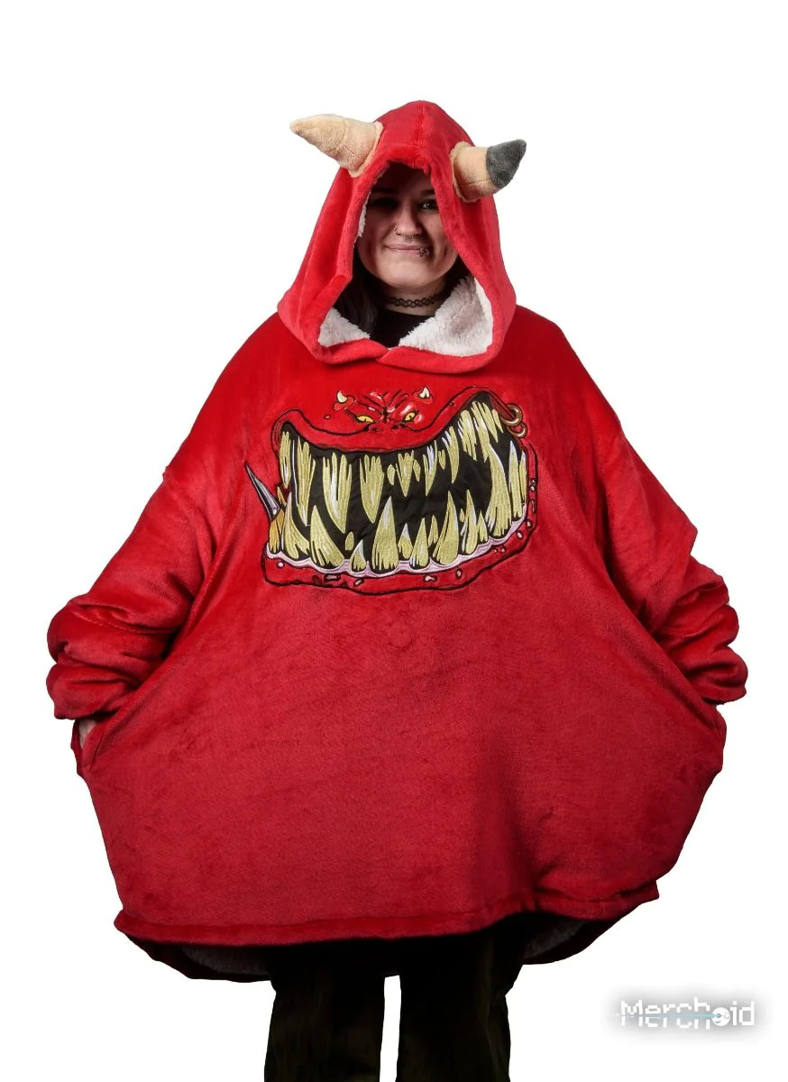 Behold The Warhammer 40,000 Red Squib Blanket Hoodie - ComicBook.com