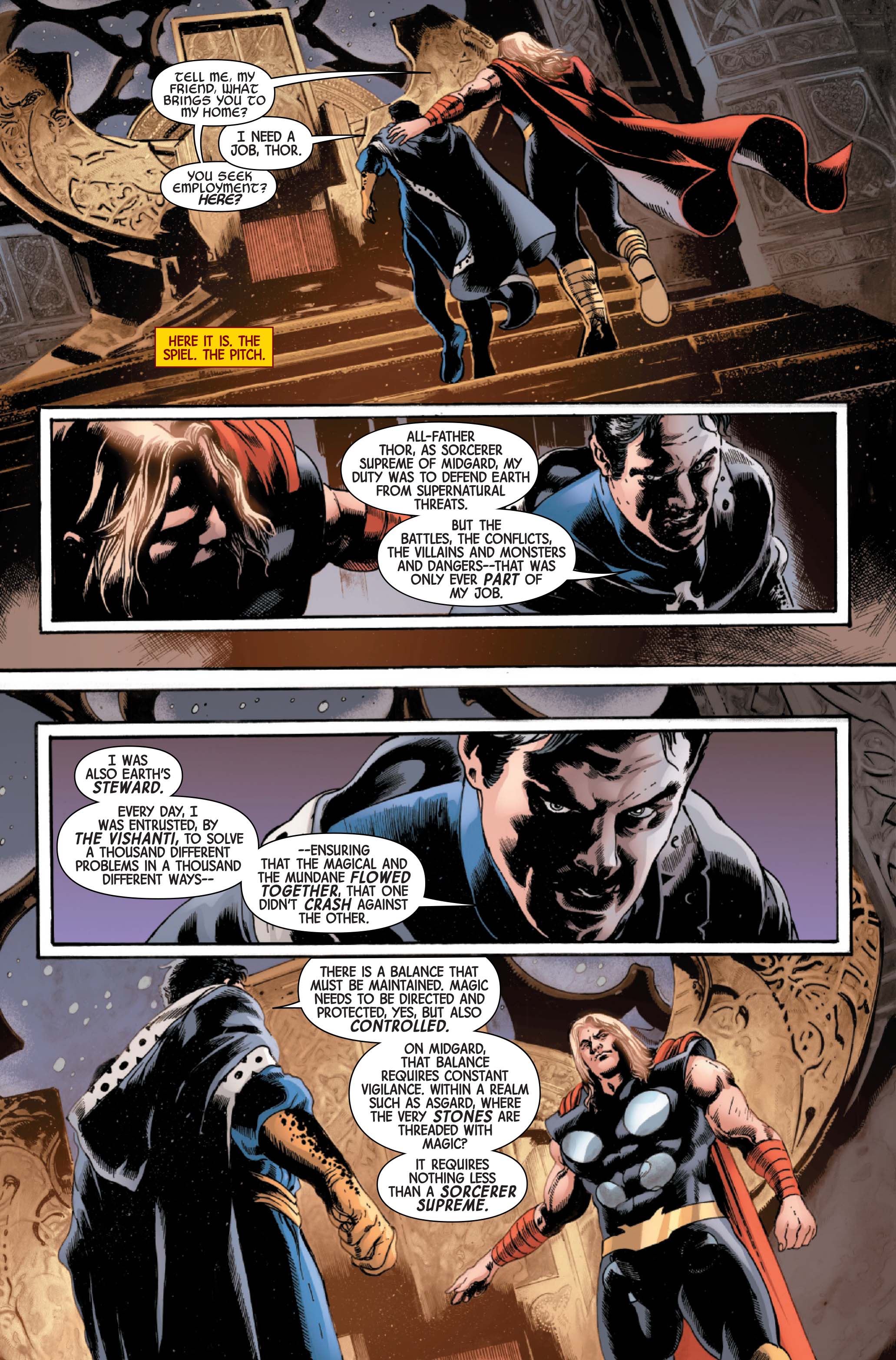 Doctor Strange Moves to Thor's Home to Become Asgard's New Sorcerer ...