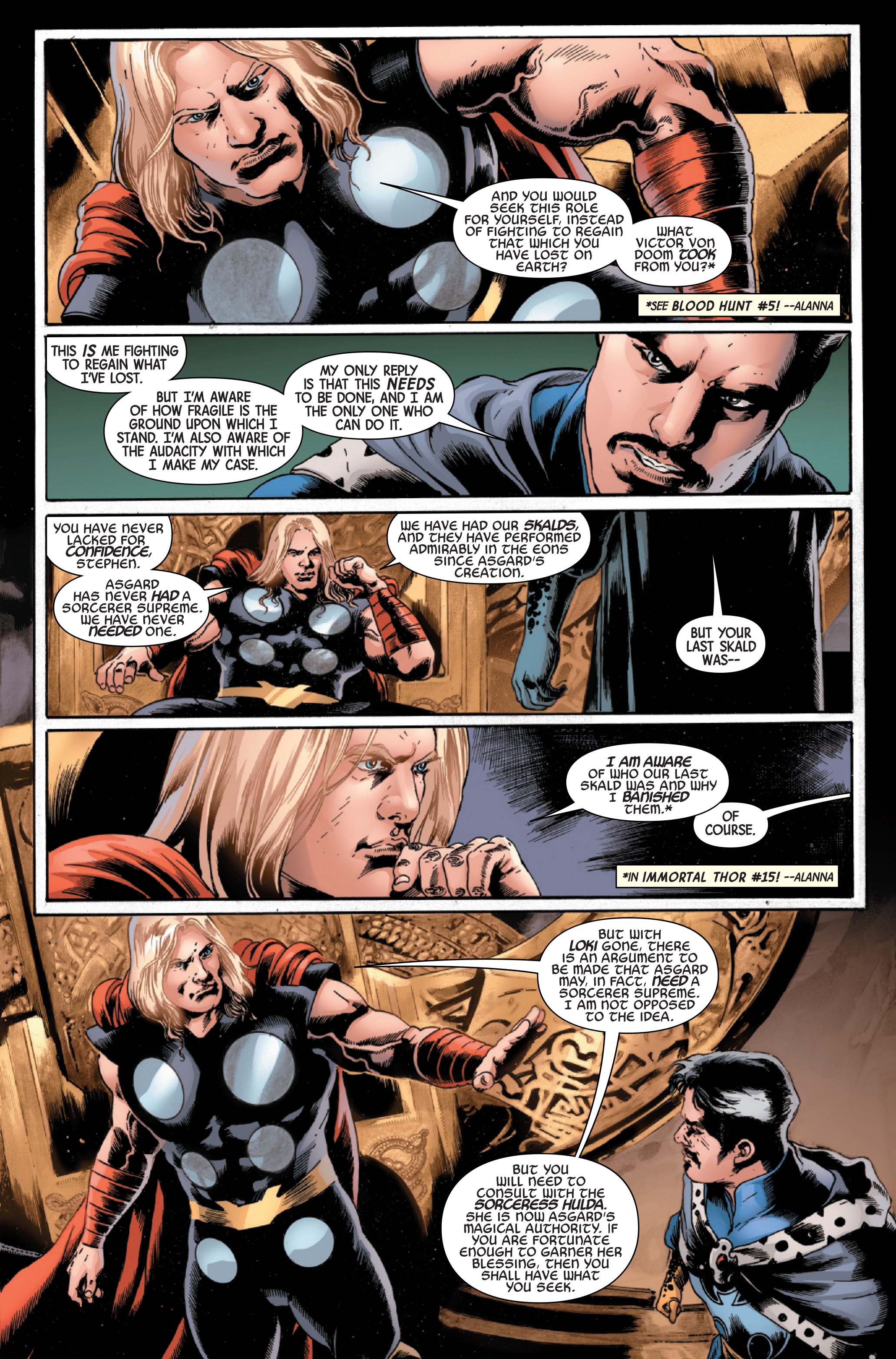 Doctor Strange Moves to Thor's Home to Become Asgard's New Sorcerer ...