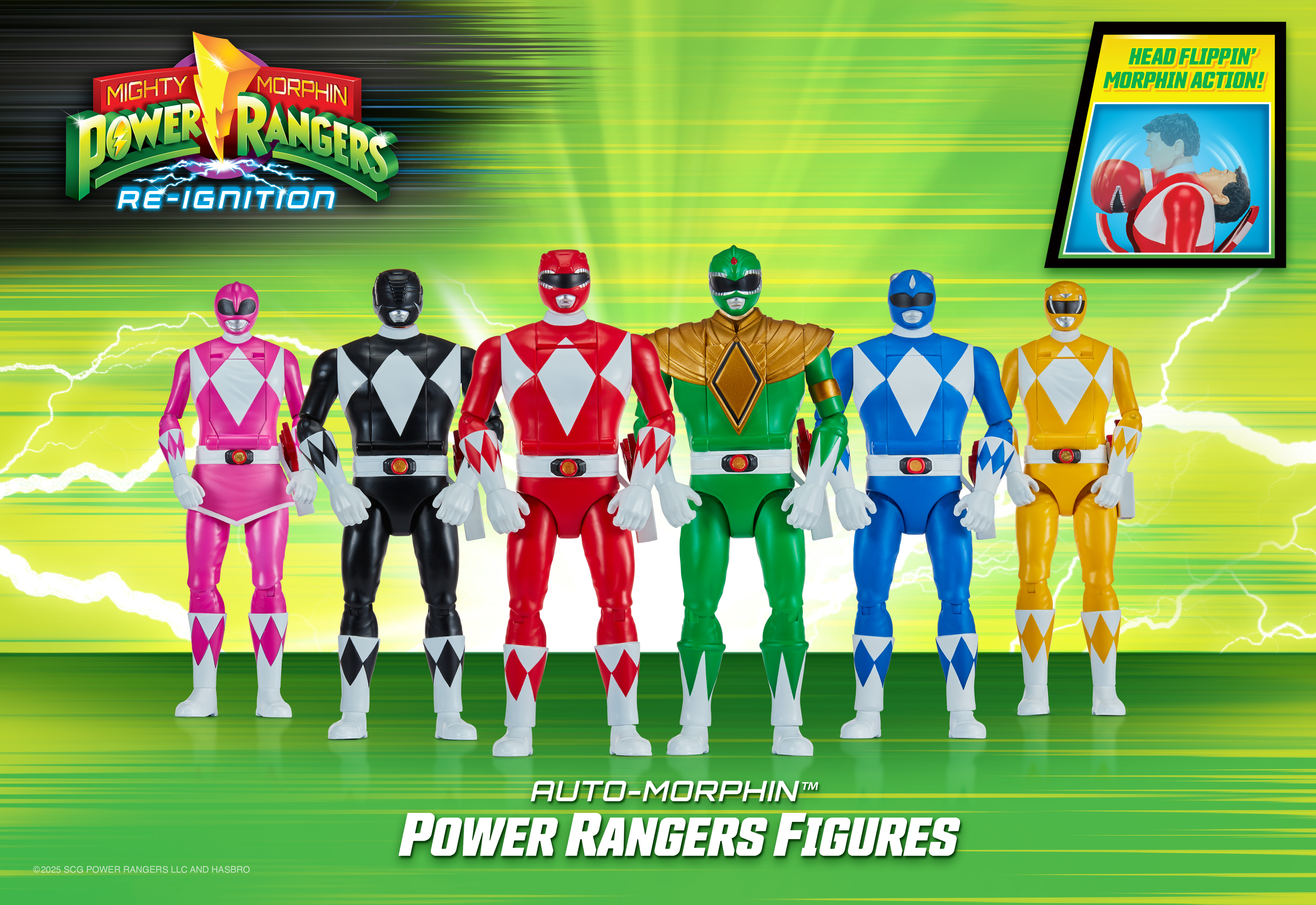 Playmates Toys Reveals First Look at Mighty Morphin Power Rangers Re ...