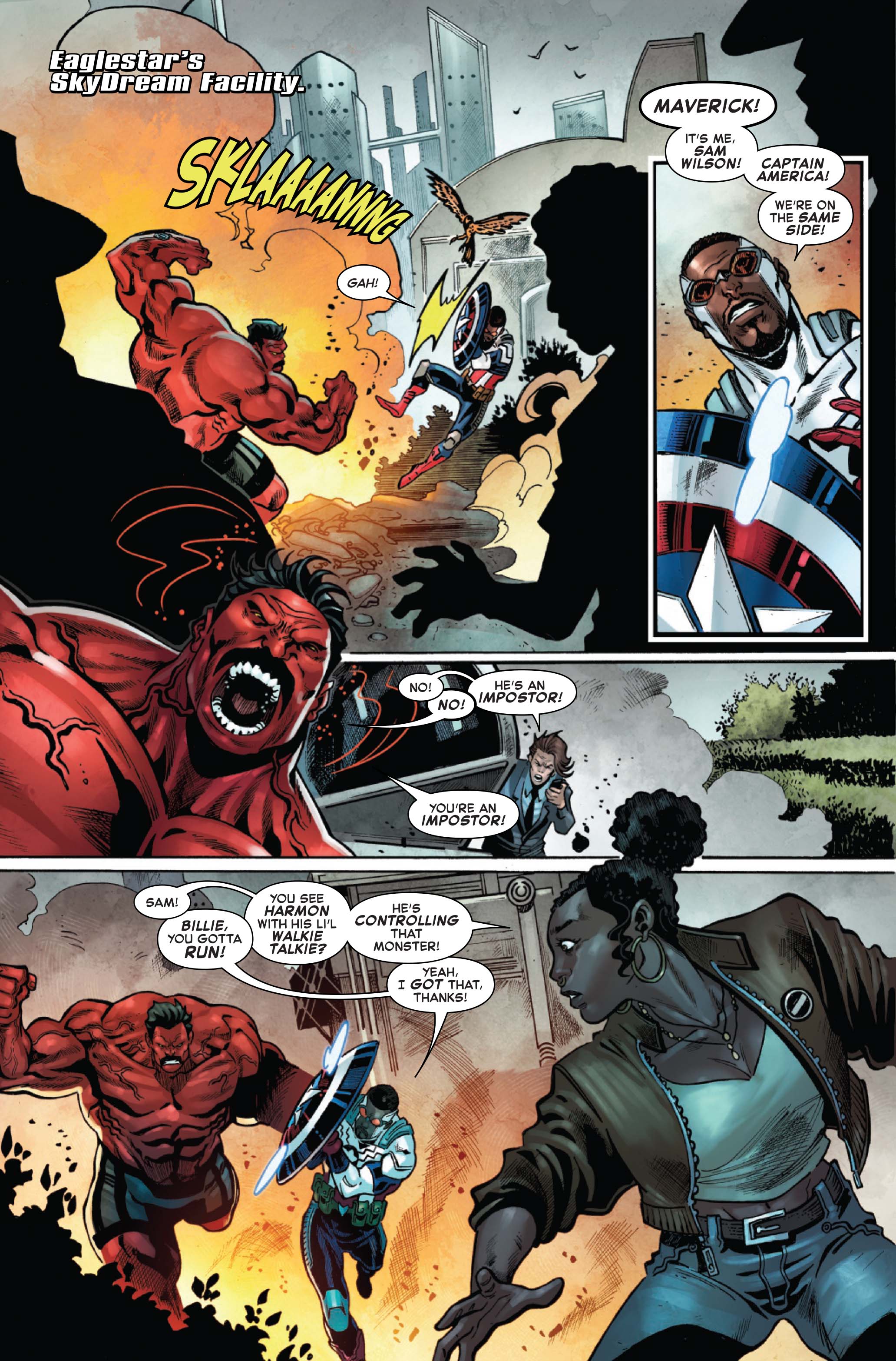 Red Hulk Is Out to Smash Sam Wilson Before Captain America: Brave New ...
