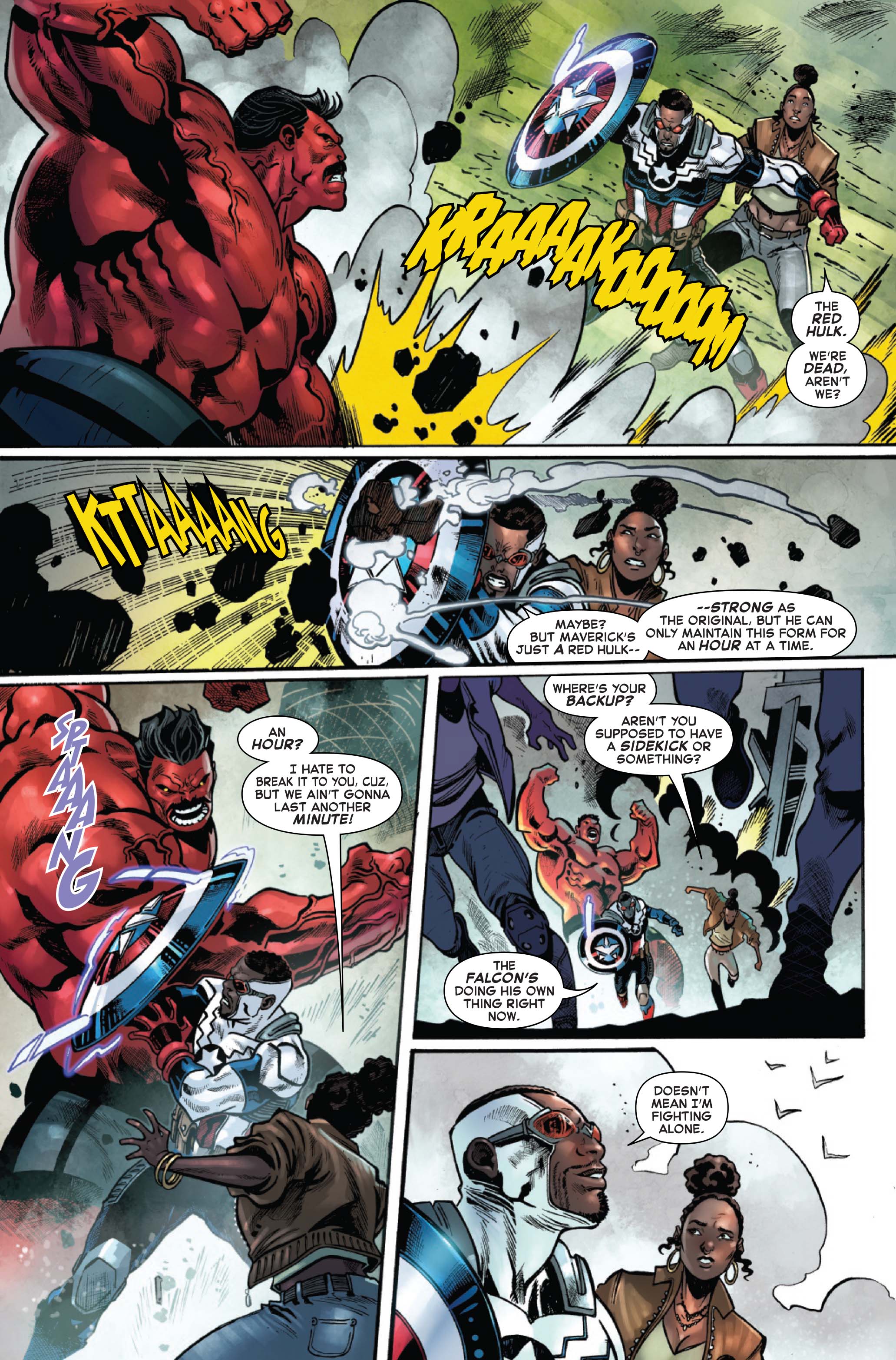 Red Hulk Is Out to Smash Sam Wilson Before Captain America: Brave New ...