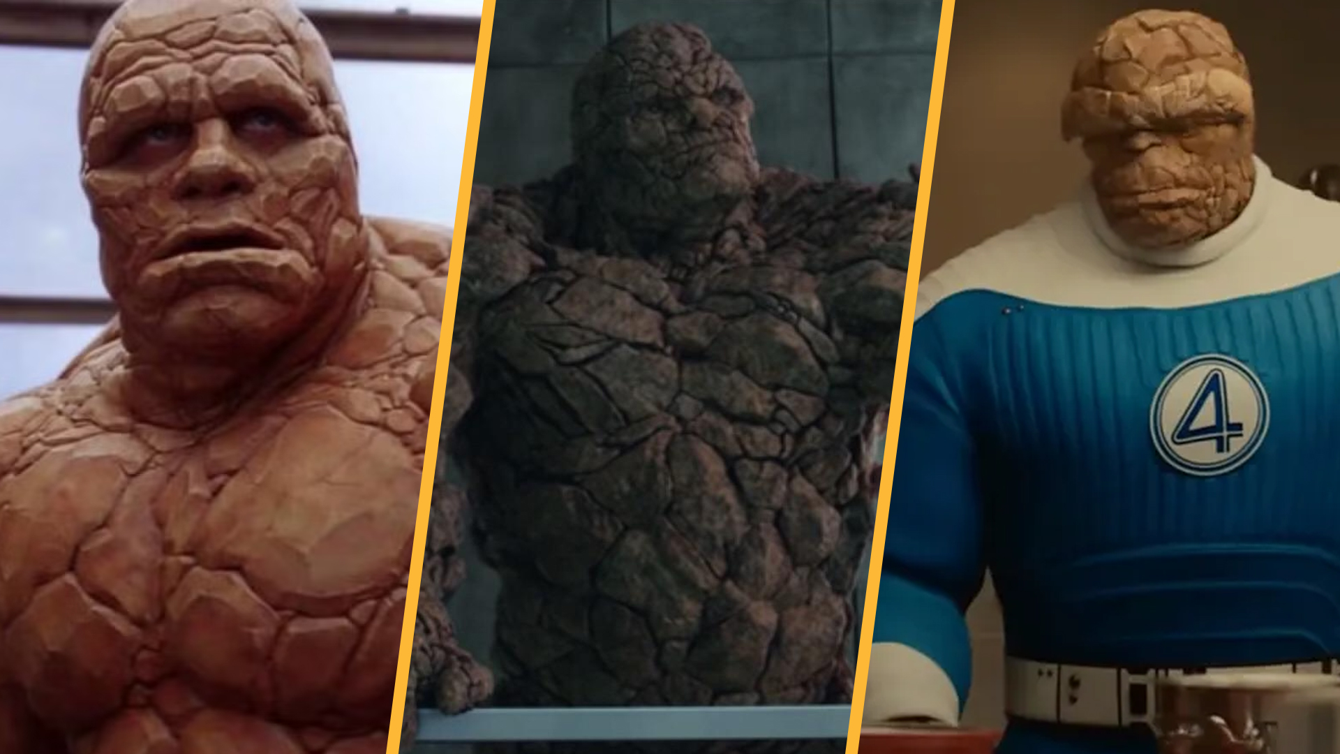 Fantastic 4: Every Live-Action Version of The Thing Ranked From Worst to Best - ComicBook.com