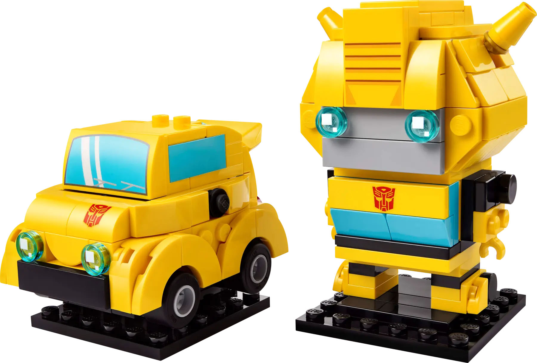 LEGO BrickHeadz Transformers Optimus Prime and Bumblebee Sets Revealed ...