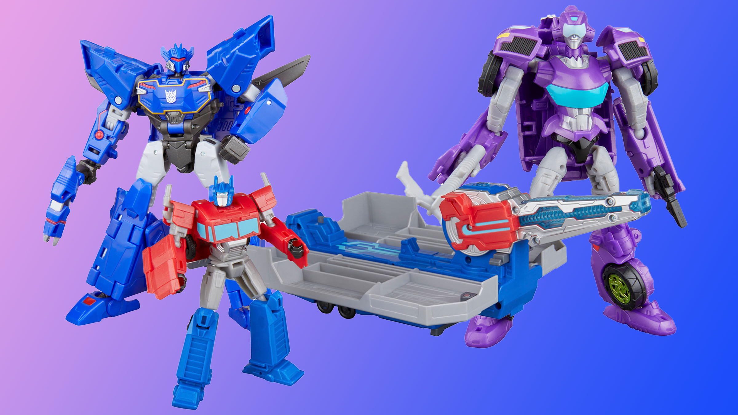New Transformers: Earthspark Figures Includes The Battle Trailer ...